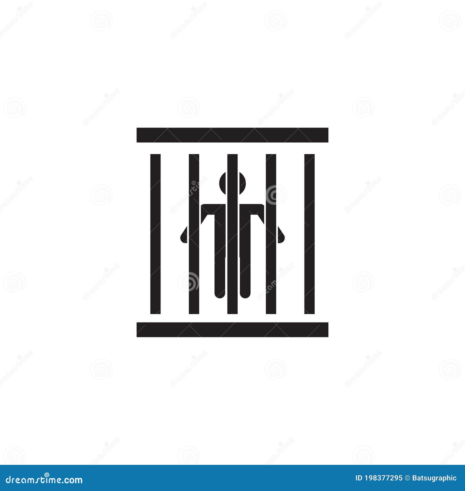 Prison Vector Logo Design Template Stock Vector - Illustration of ...