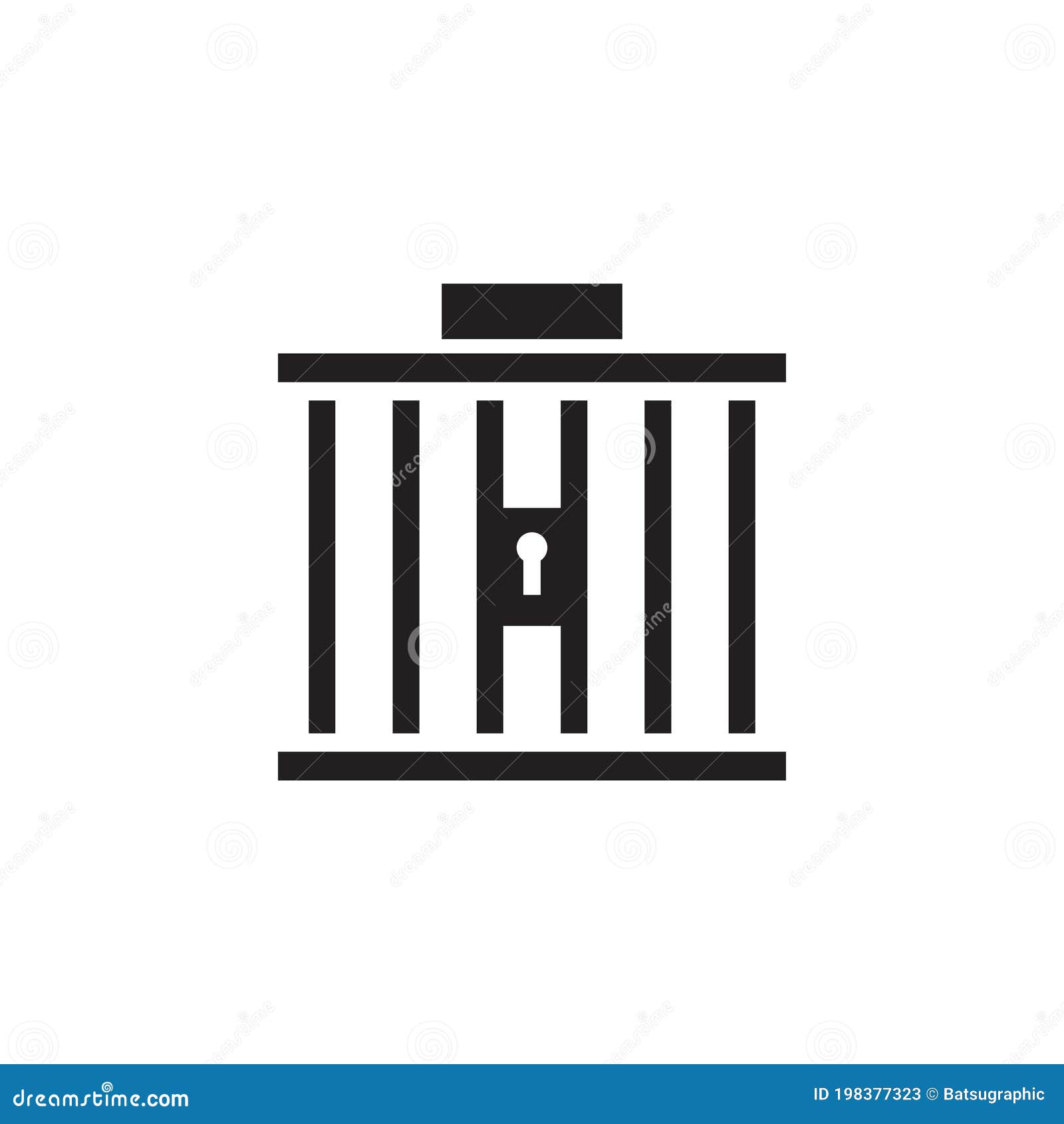 Prison Vector Logo Design Template Stock Vector - Illustration of ...