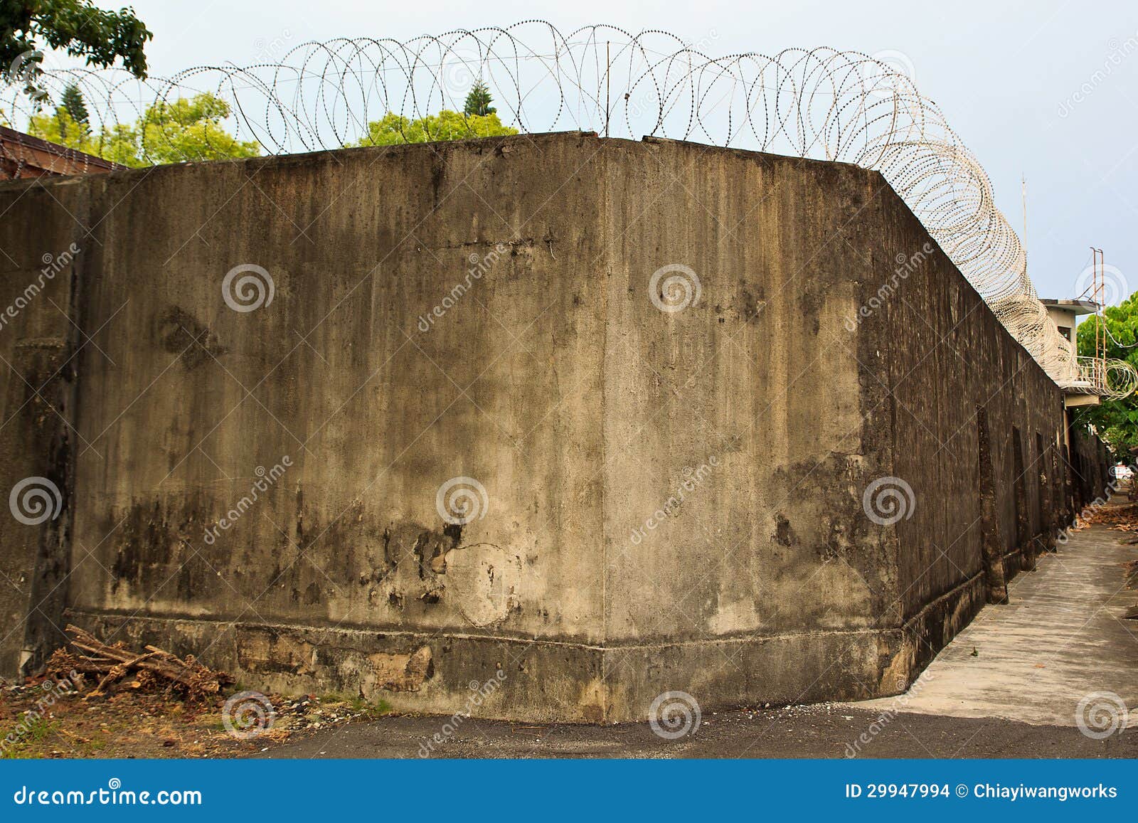 Prison walls stock photo. Image of environment, barriers - 29947994