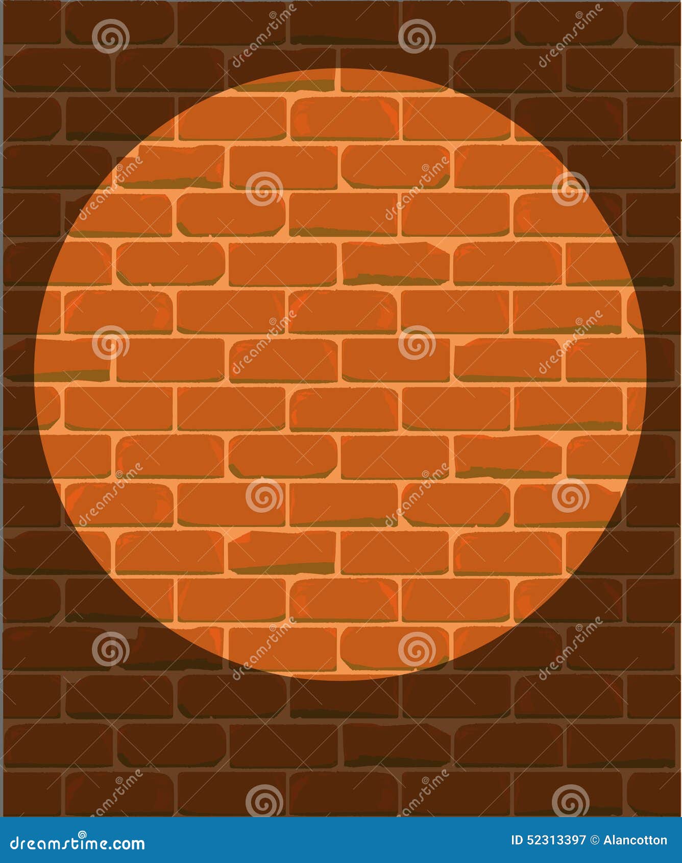 Spotlit Wall Royalty-Free Stock Photography | CartoonDealer.com #33830807