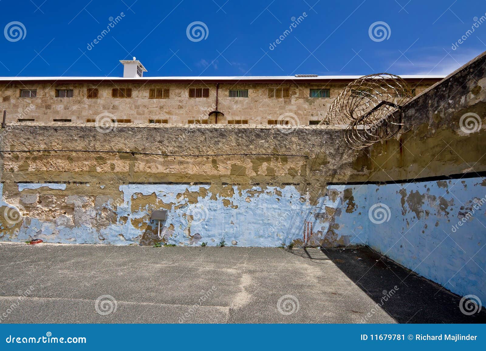 Prison walls stock image. Image of captivity, prisoner - 11679781