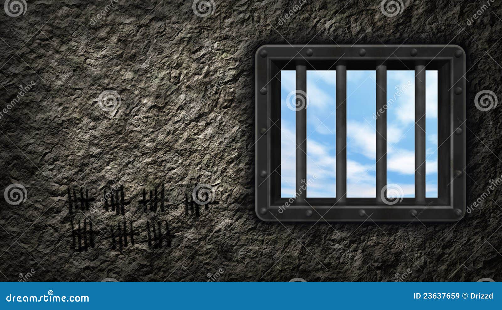 Prison window stock illustration. Illustration of sentence - 23637659