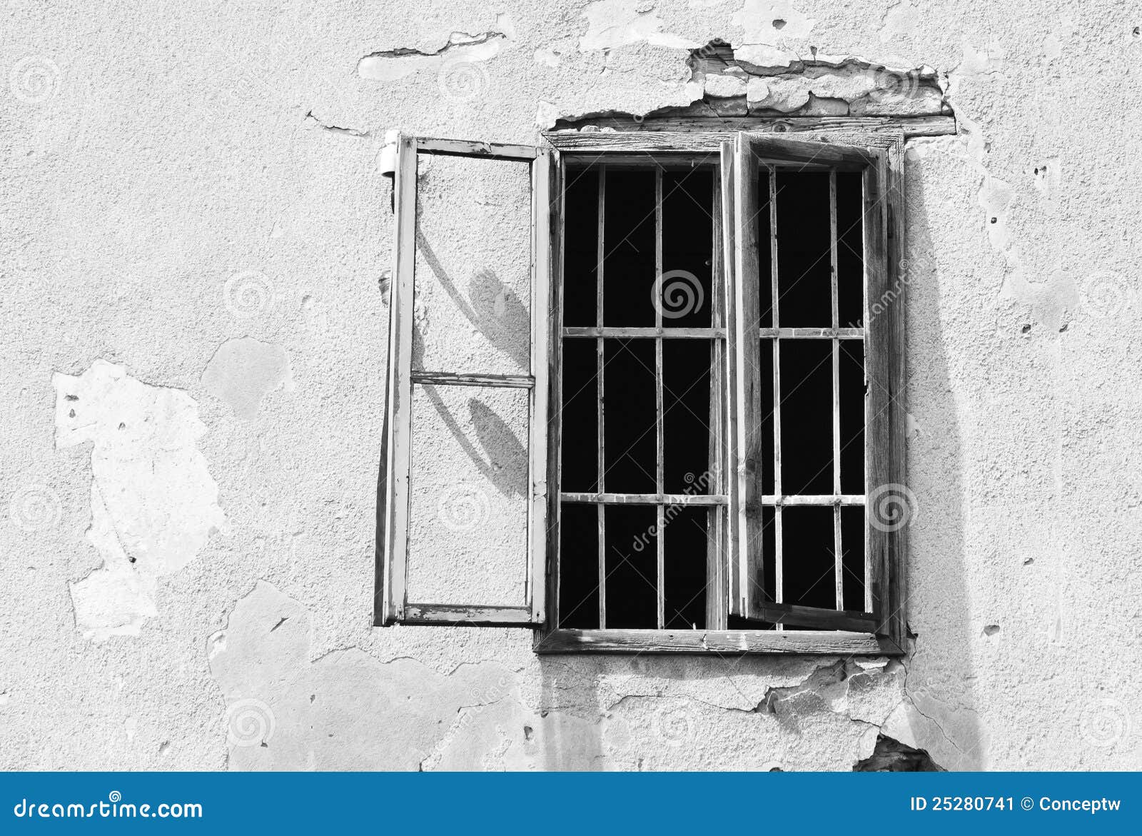 Prison window stock image. Image of window, wall, time - 25280741
