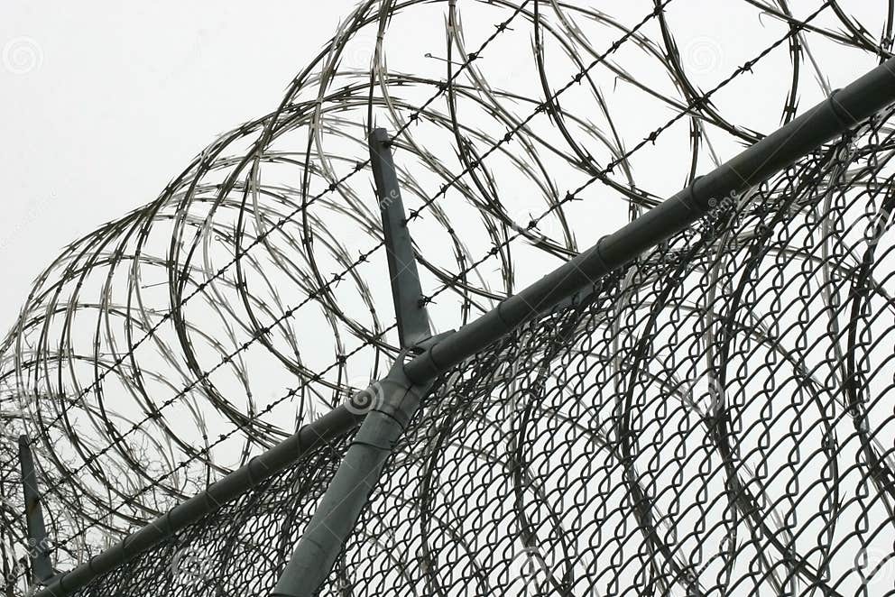 Prison wire stock image. Image of constantino, danger, round - 246383