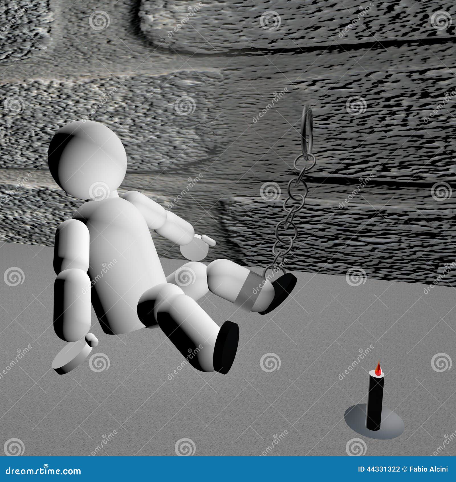 Prisoner stock illustration. Illustration of struggle - 44331322