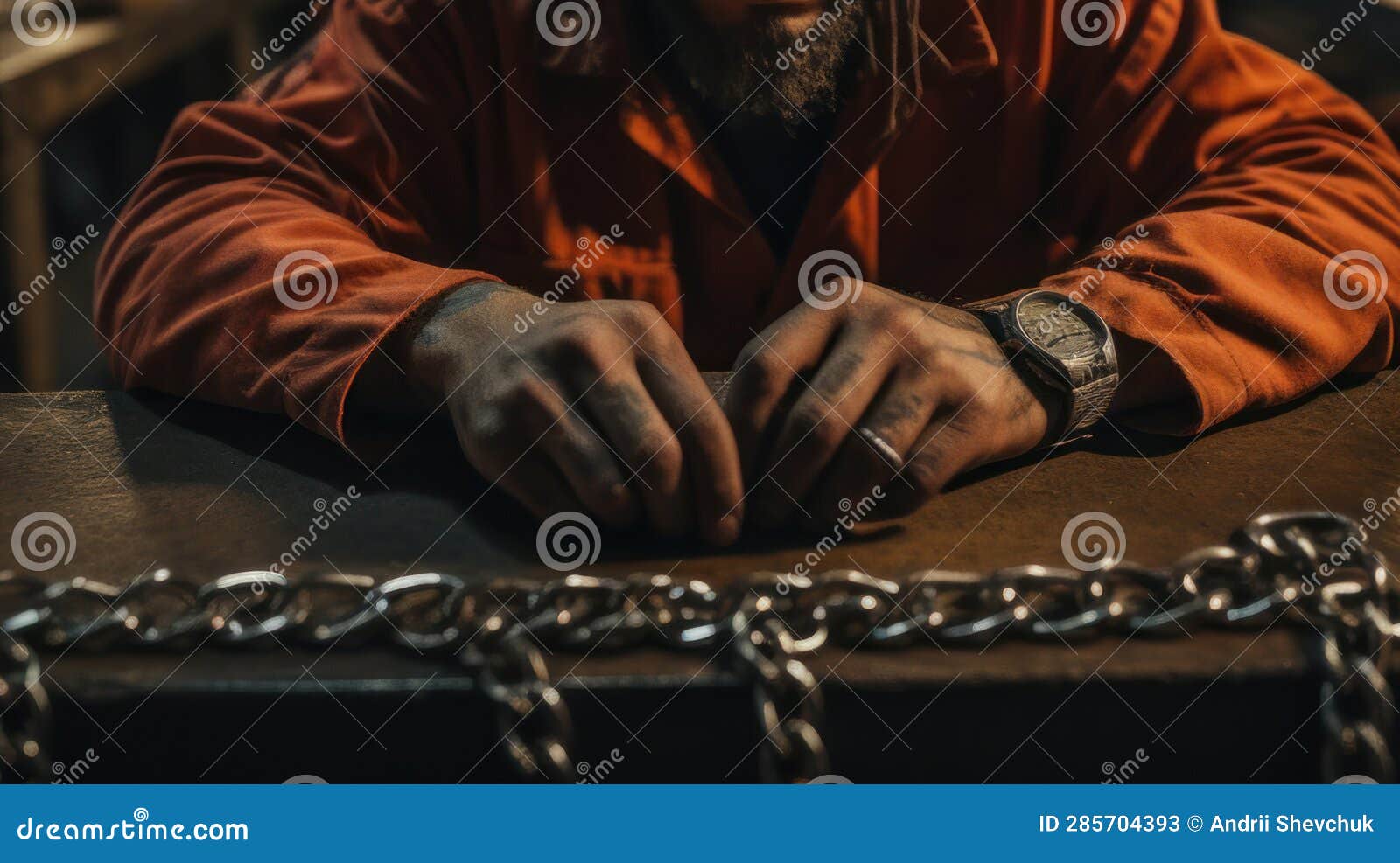 Prisoner Sitting In His Prison Cell Cartoon Vector | CartoonDealer.com ...