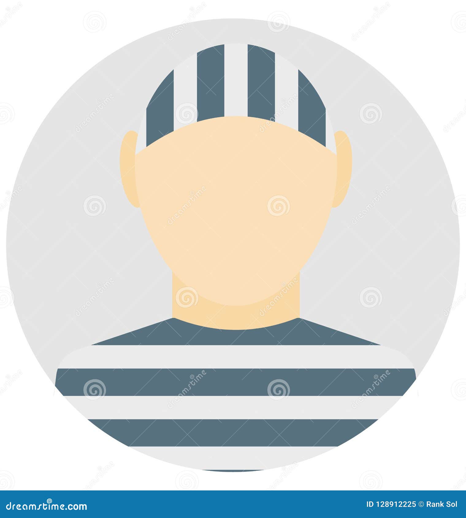 Prisoner Color Isolated Vector Icon that Easily Can Be Modified and ...