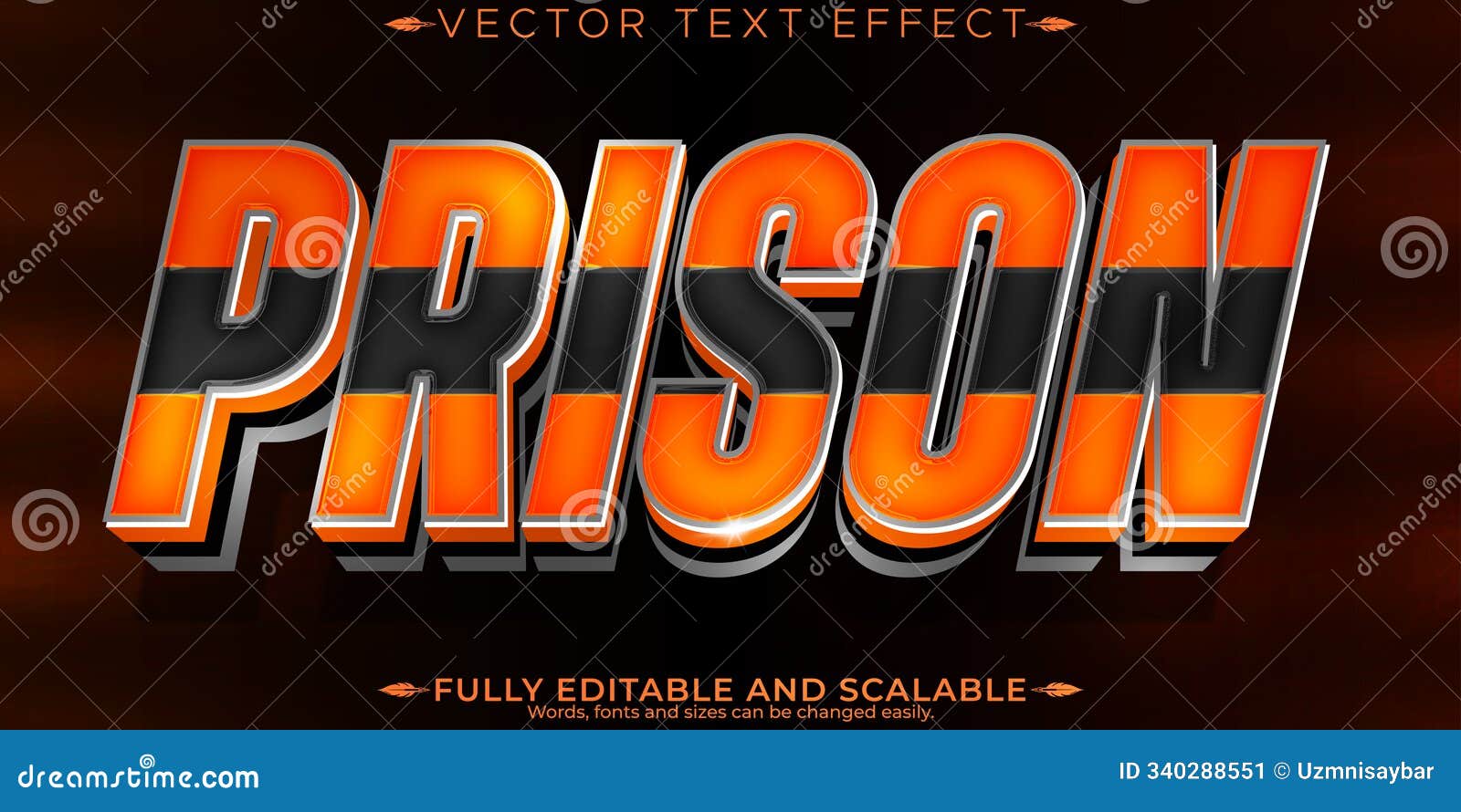 Prisoner Editable Text Effect, Editable Jail and Convict Text Style ...