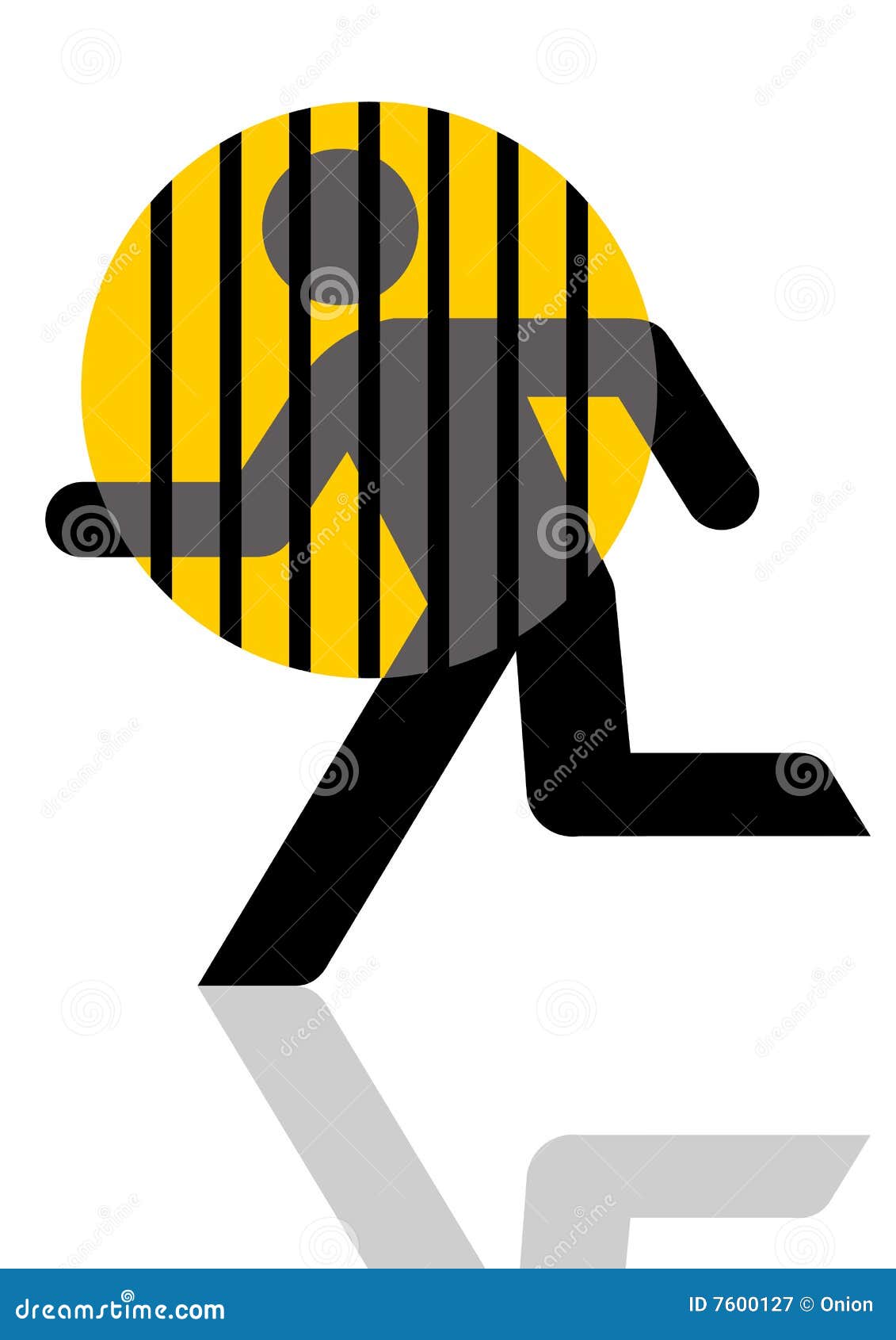 Prisoner Escaping Graphic Royalty-Free Stock Photography ...