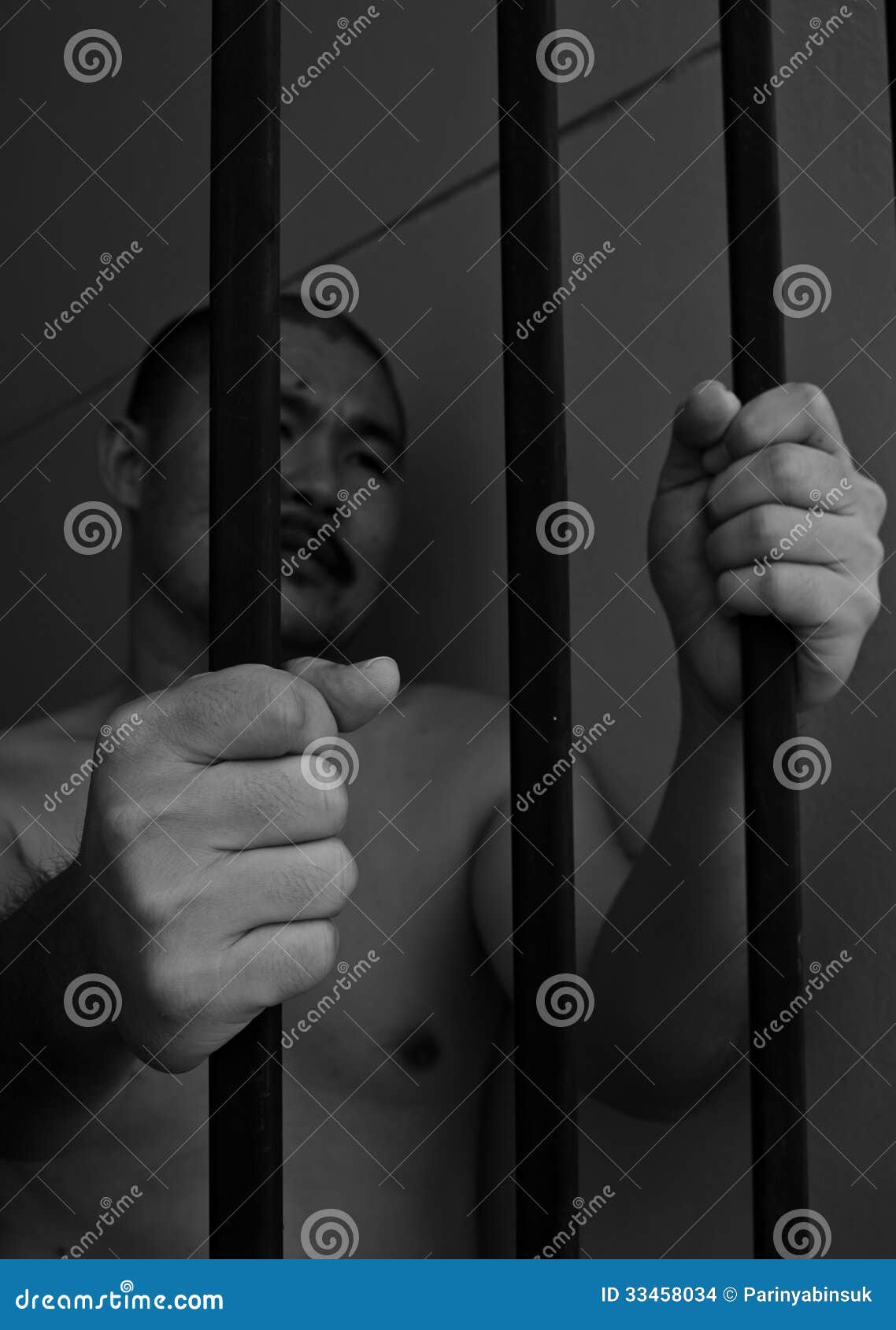 Prisoner in jail stock photo. Image of concept, safe - 33458034