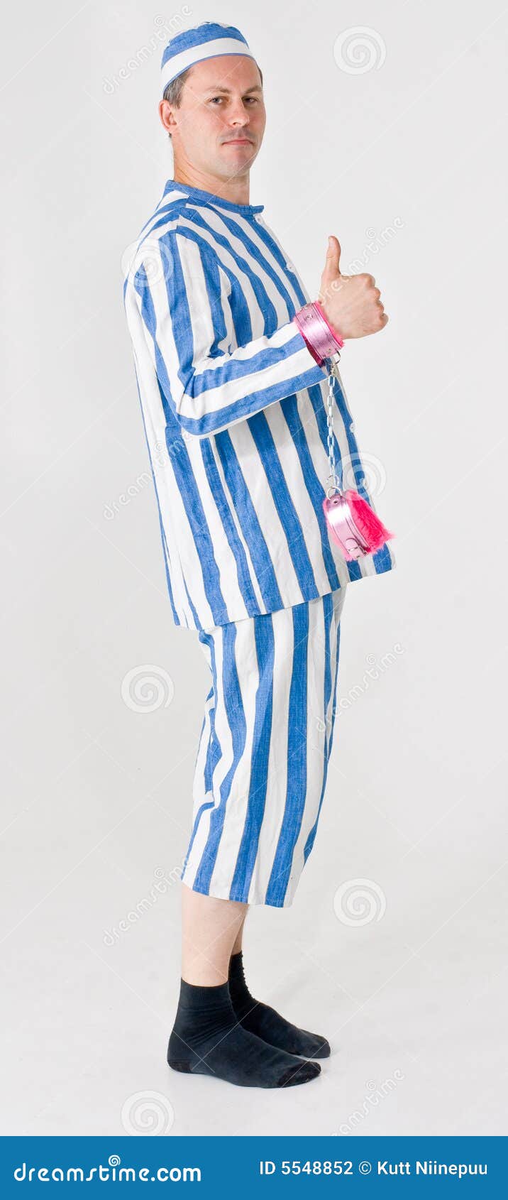 Prisoner Man stock photo. Image of theater, stripes, entertainment ...