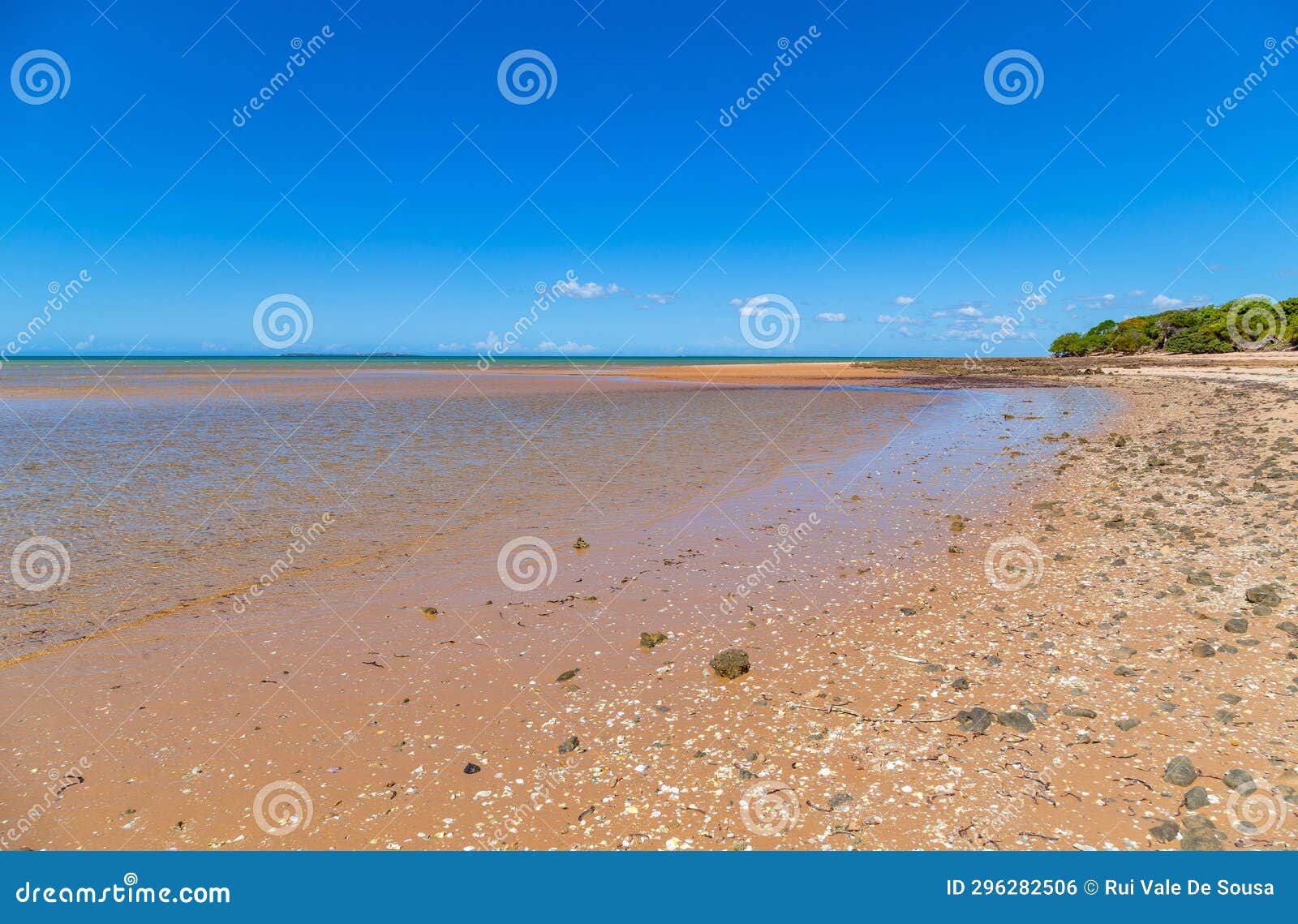 Pristine Beach in Inhaca Island Stock Photo - Image of isolated, ride ...