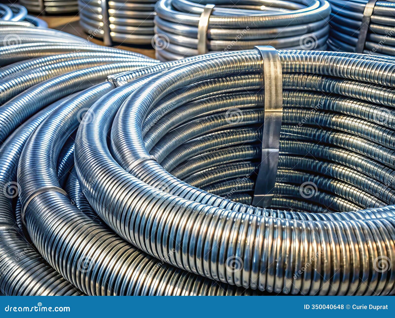 Galvanized Steel Piping Coil Ready for Potable Water System ...