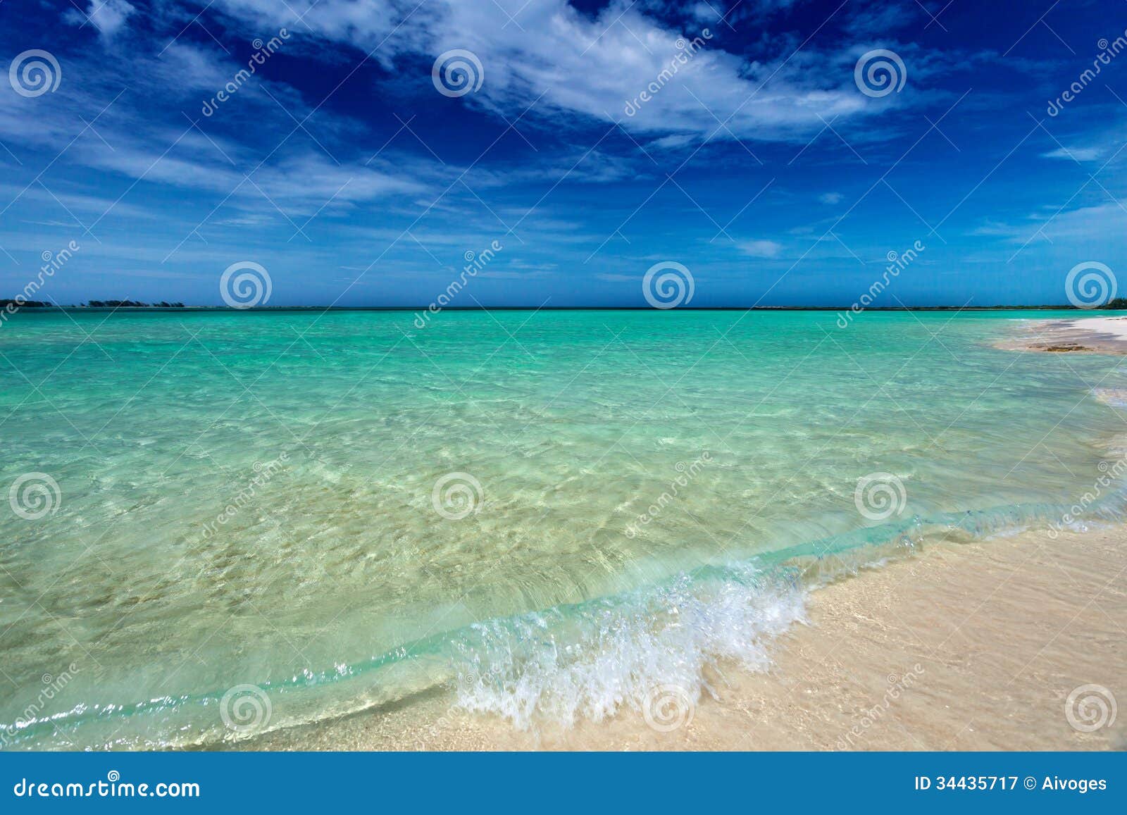 Cuban Beach Scene Royalty-Free Stock Photo | CartoonDealer.com #87305919