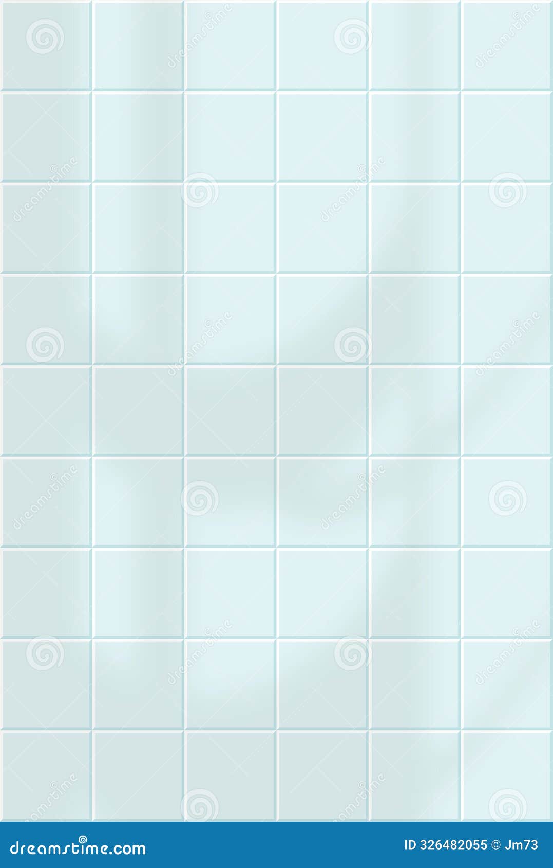 Pristine Light Blue Tiles Pattern with Shadows Stock Illustration ...
