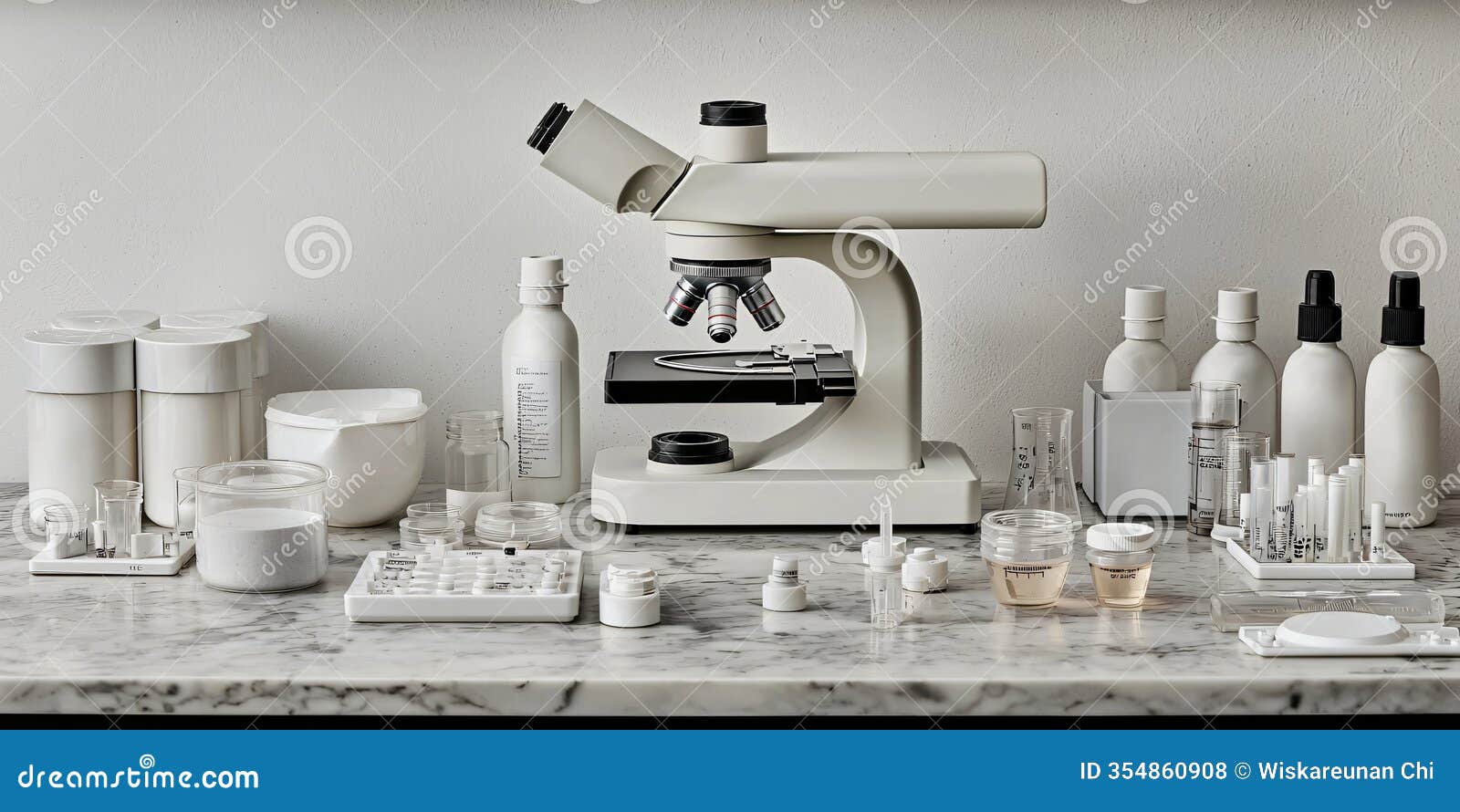 Scientific Lab Research Microscope Equipment Samples AI Generated ...