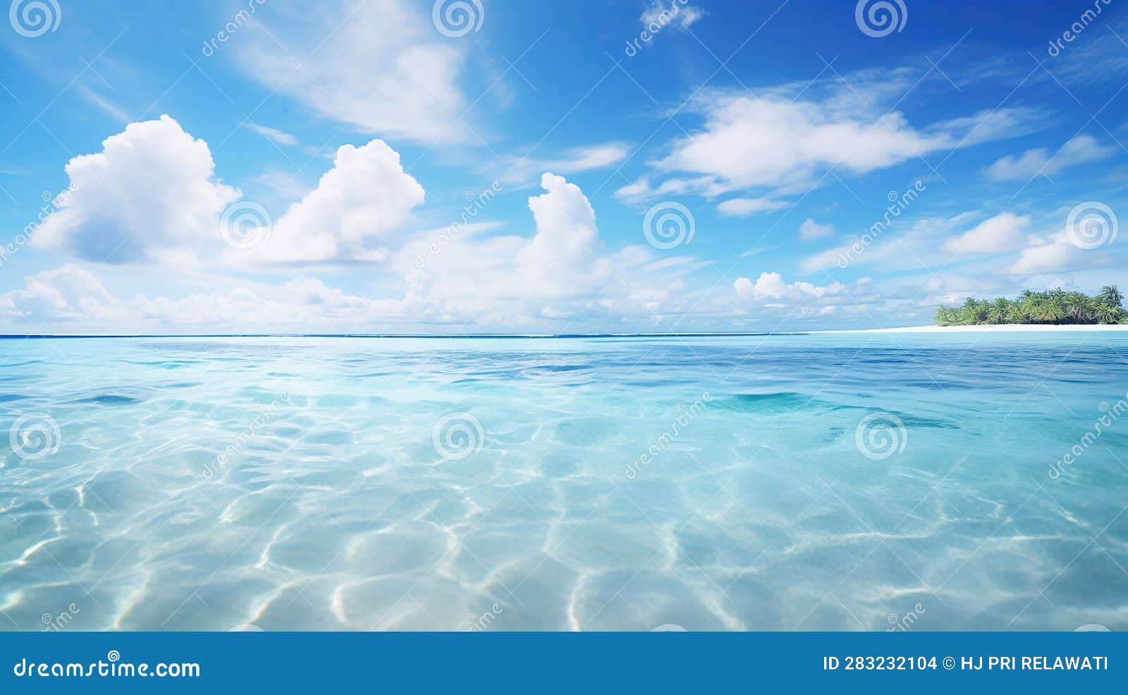 Pristine Waters Of The Maldives Hidden Lagoons. Generative Ai Royalty-Free Stock Image ...