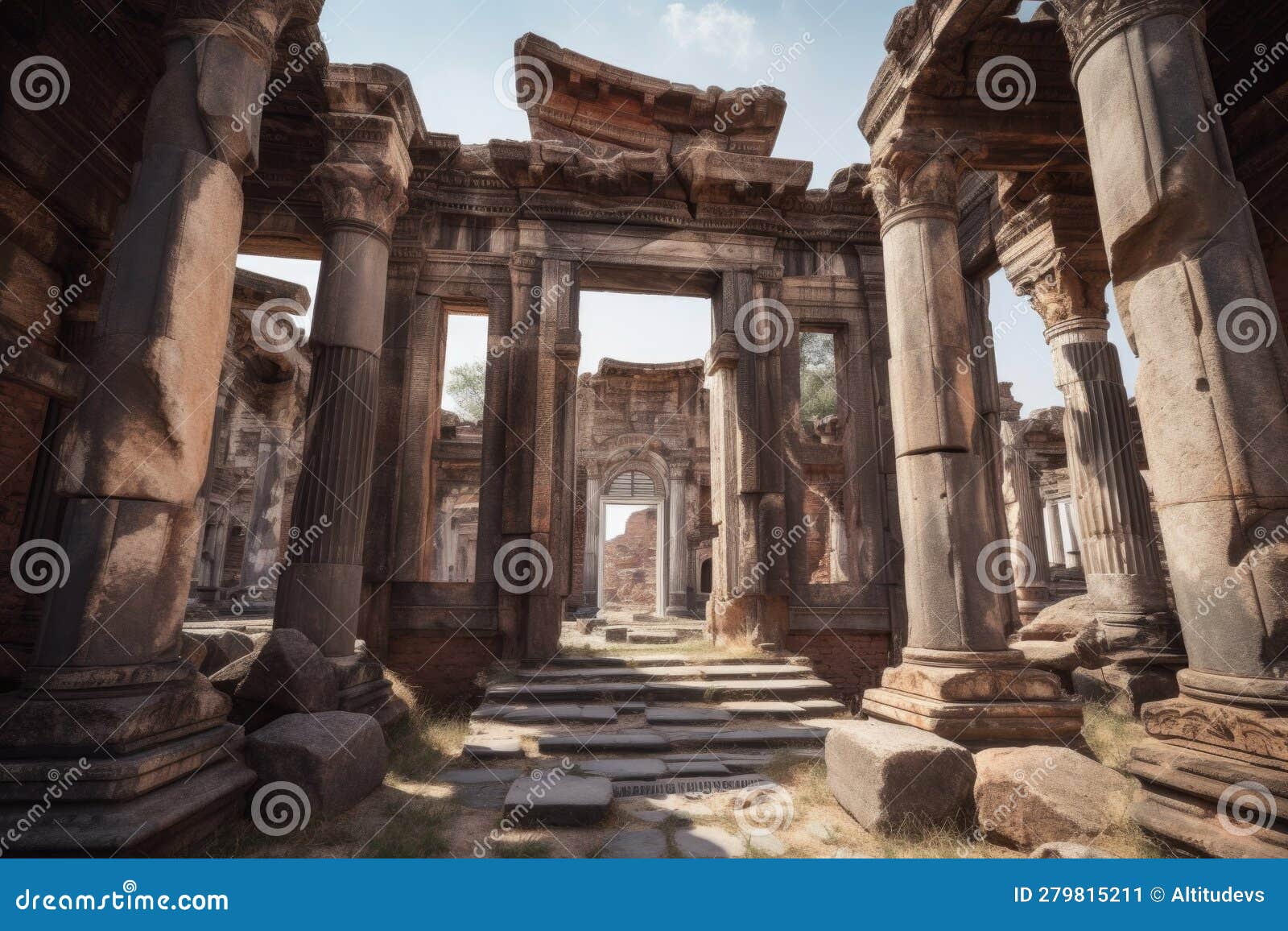 Broken Ancient Temples