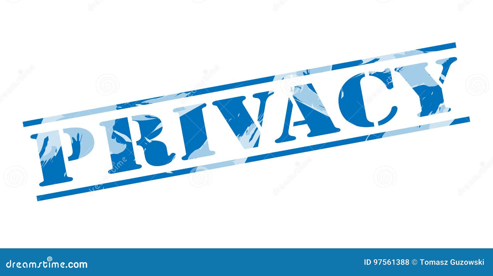 Privacy blue stamp stock illustration. Illustration of grunge - 97561388