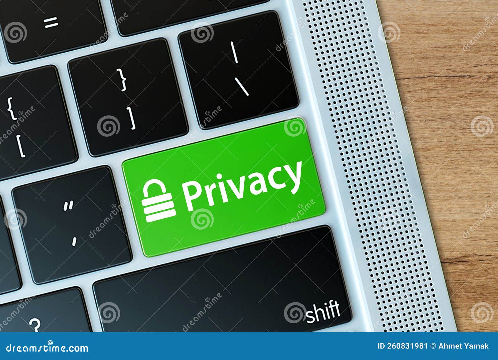 Privacy Button on Computer Keyboard Stock Image - Image of keypad ...