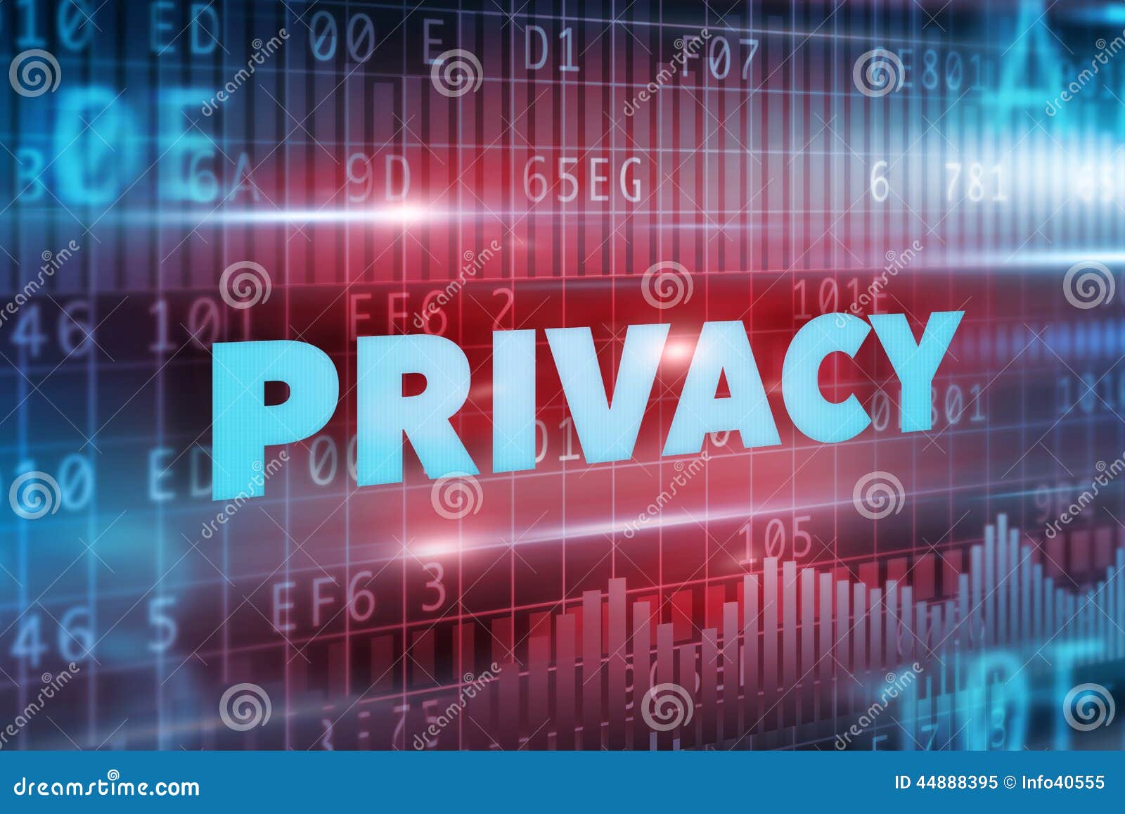 Privacy Concept: Folder Icon On Digital Paper Royalty-Free Stock ...