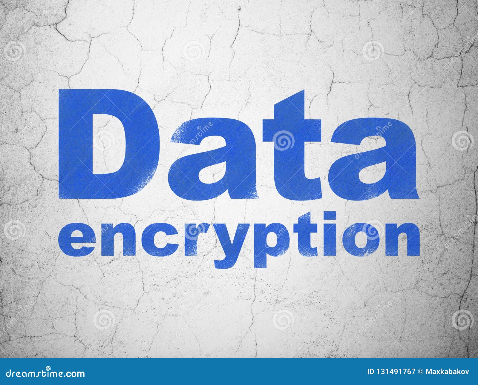 Privacy Concept: Data Encryption on Wall Background Stock Illustration ...