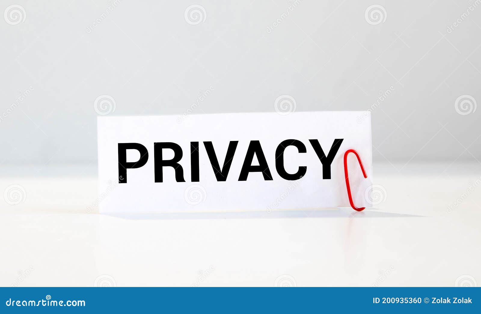 Privacy Concept with Word on the Folder Stock Photo - Image of ...