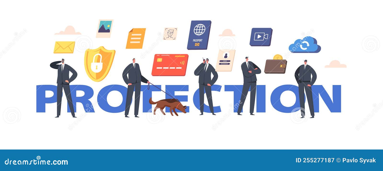 Privacy, Data Protection in Internet, Virtual Private Network Concept ...