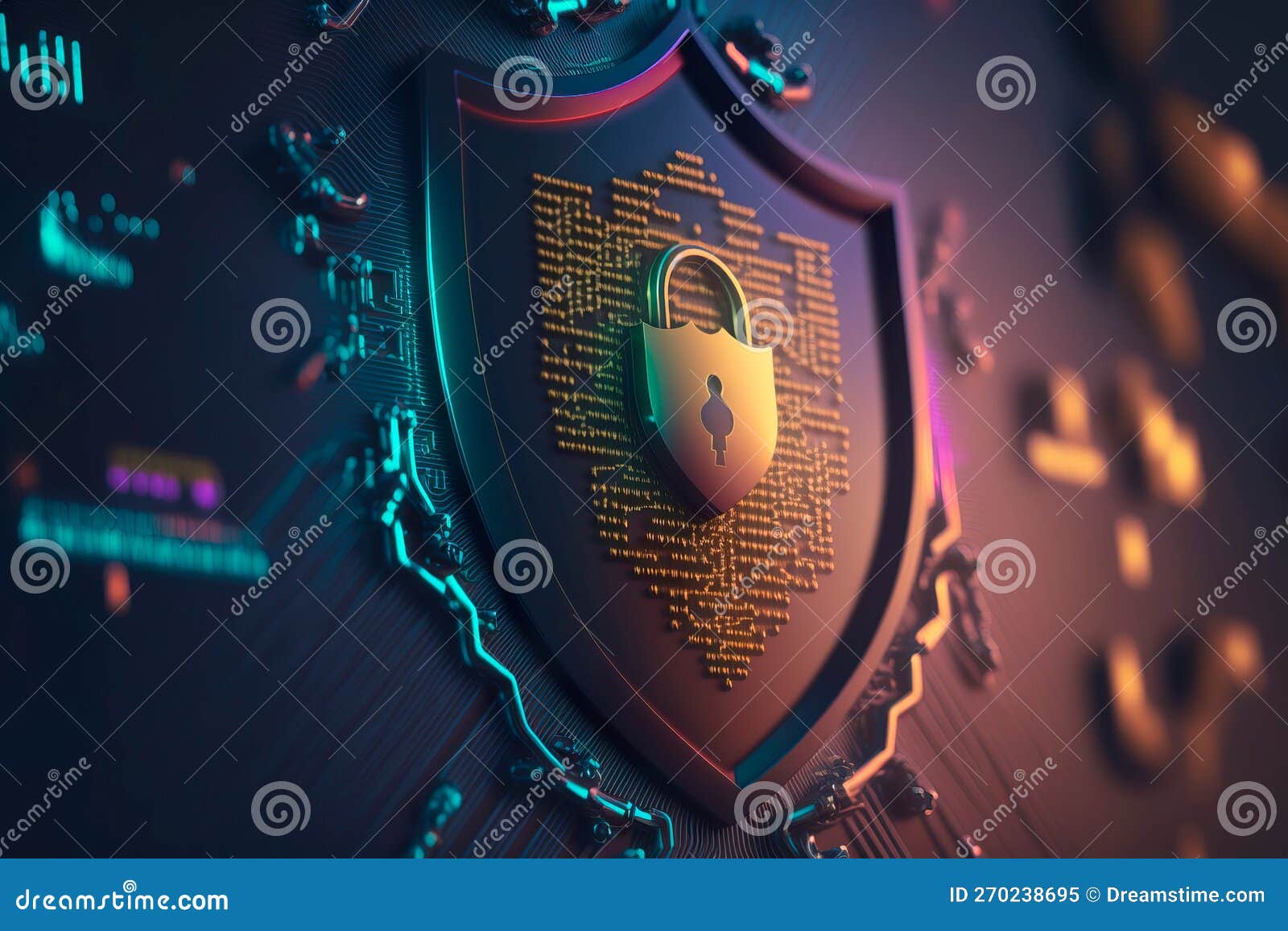 Privacy Data Protection Technology Concept Generative AI Stock ...