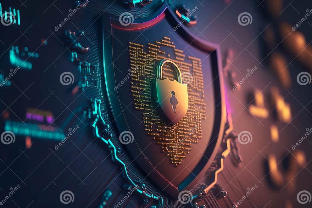 Privacy Data Protection Technology Concept Generative AI Stock ...