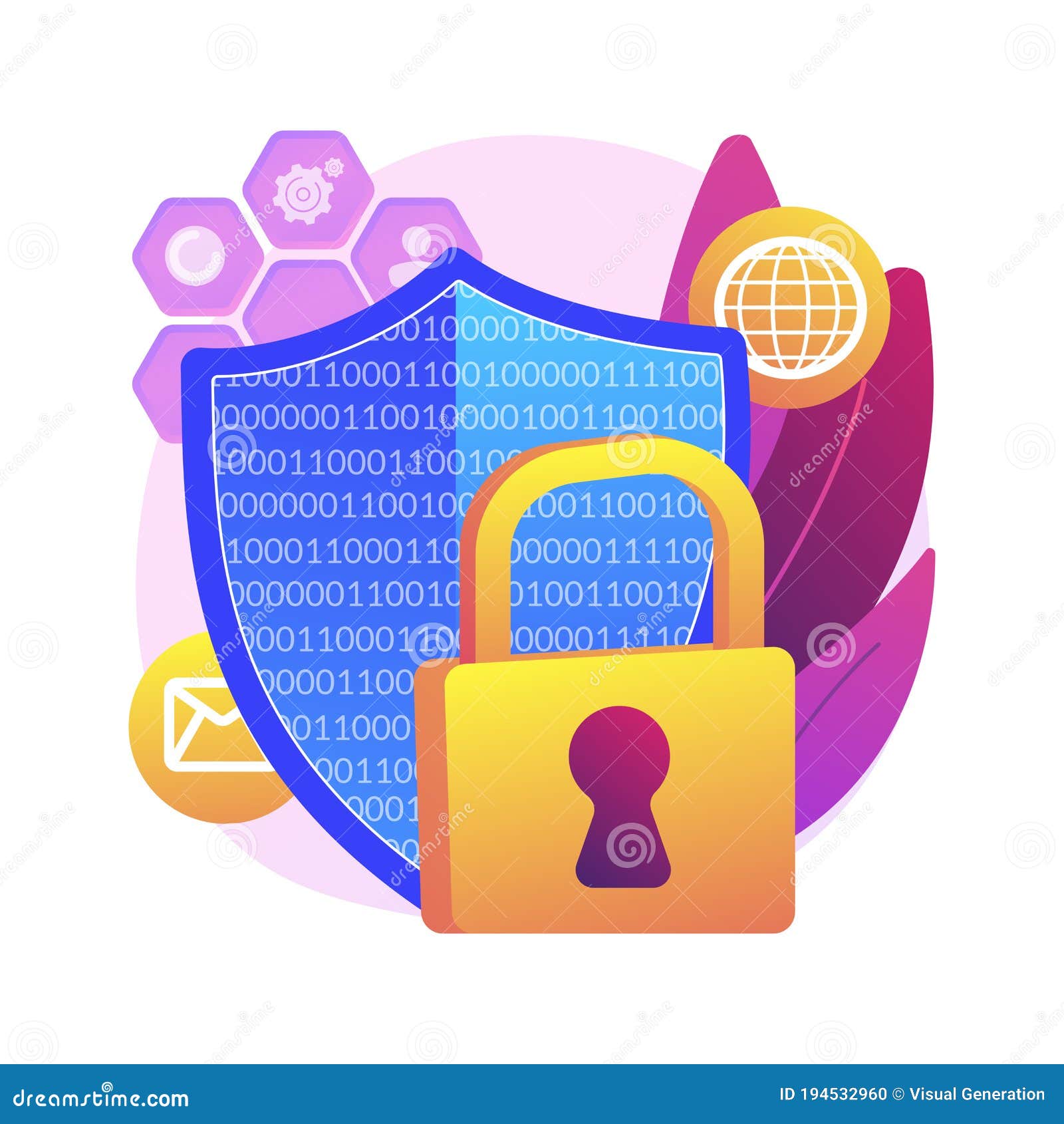 Privacy Engineering Abstract Concept Vector Illustration. Stock Vector ...