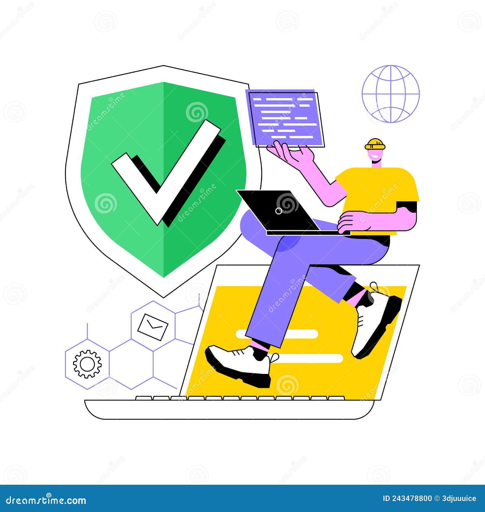 Privacy Engineering Abstract Concept Vector Illustration. Stock Vector ...