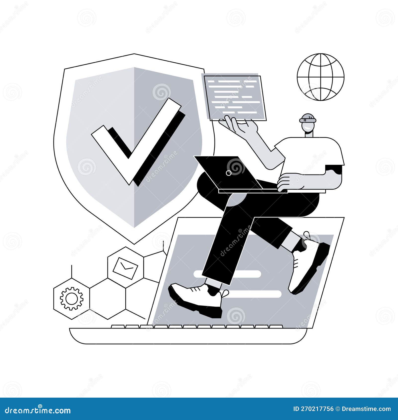 Privacy Engineering Abstract Concept Vector Illustration. Stock Vector ...