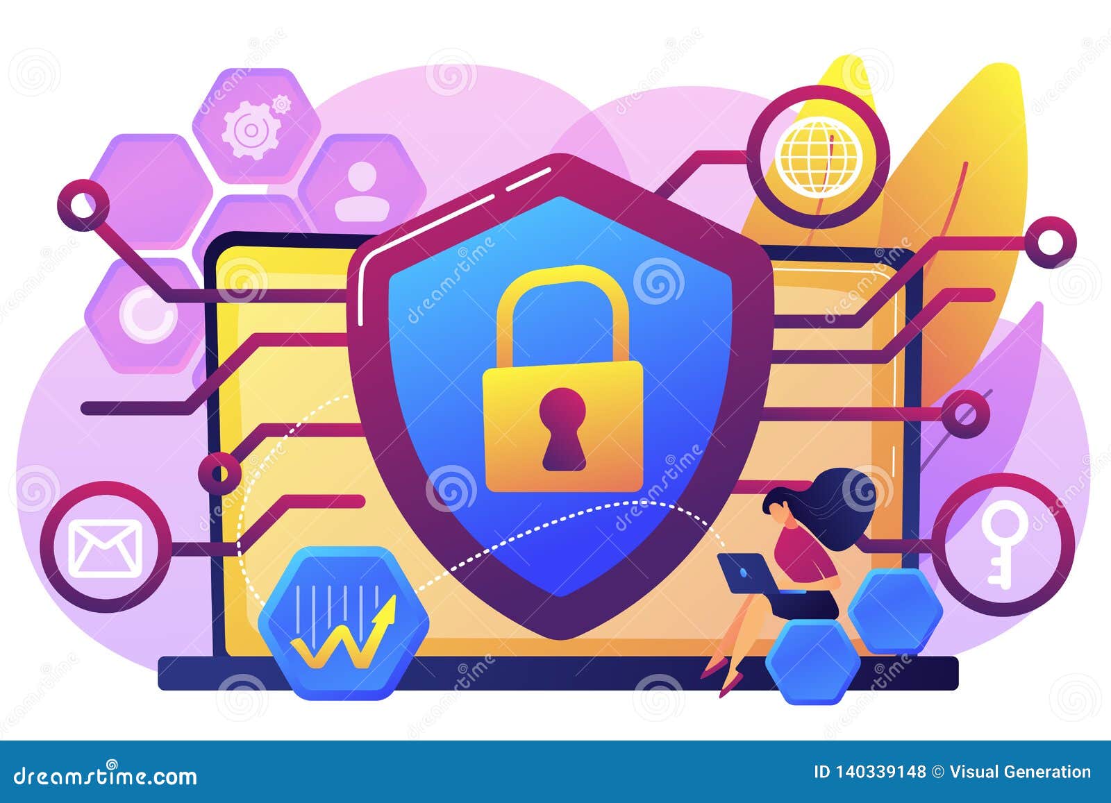 Privacy Engineering Concept Vector Illustration. Stock Vector ...