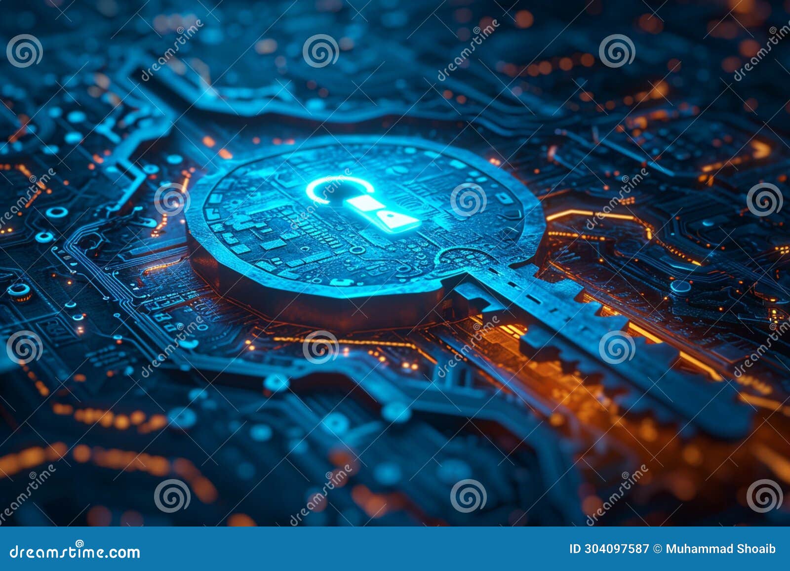 Privacy Guardian Security Concept, Private Key Shields Personal ...