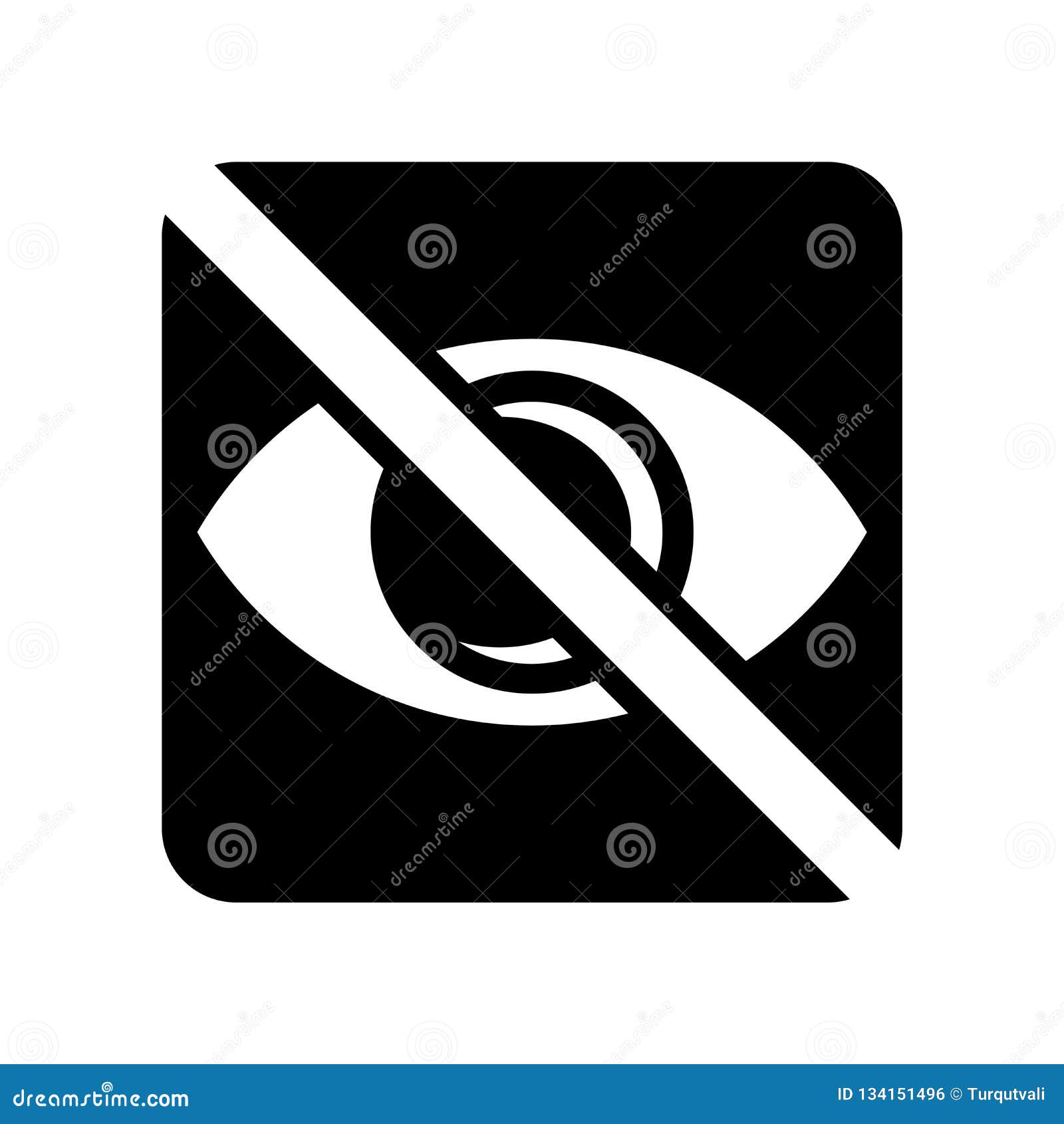 Privacy Icon Vector Isolated On White Background Privacy Sign Stock
