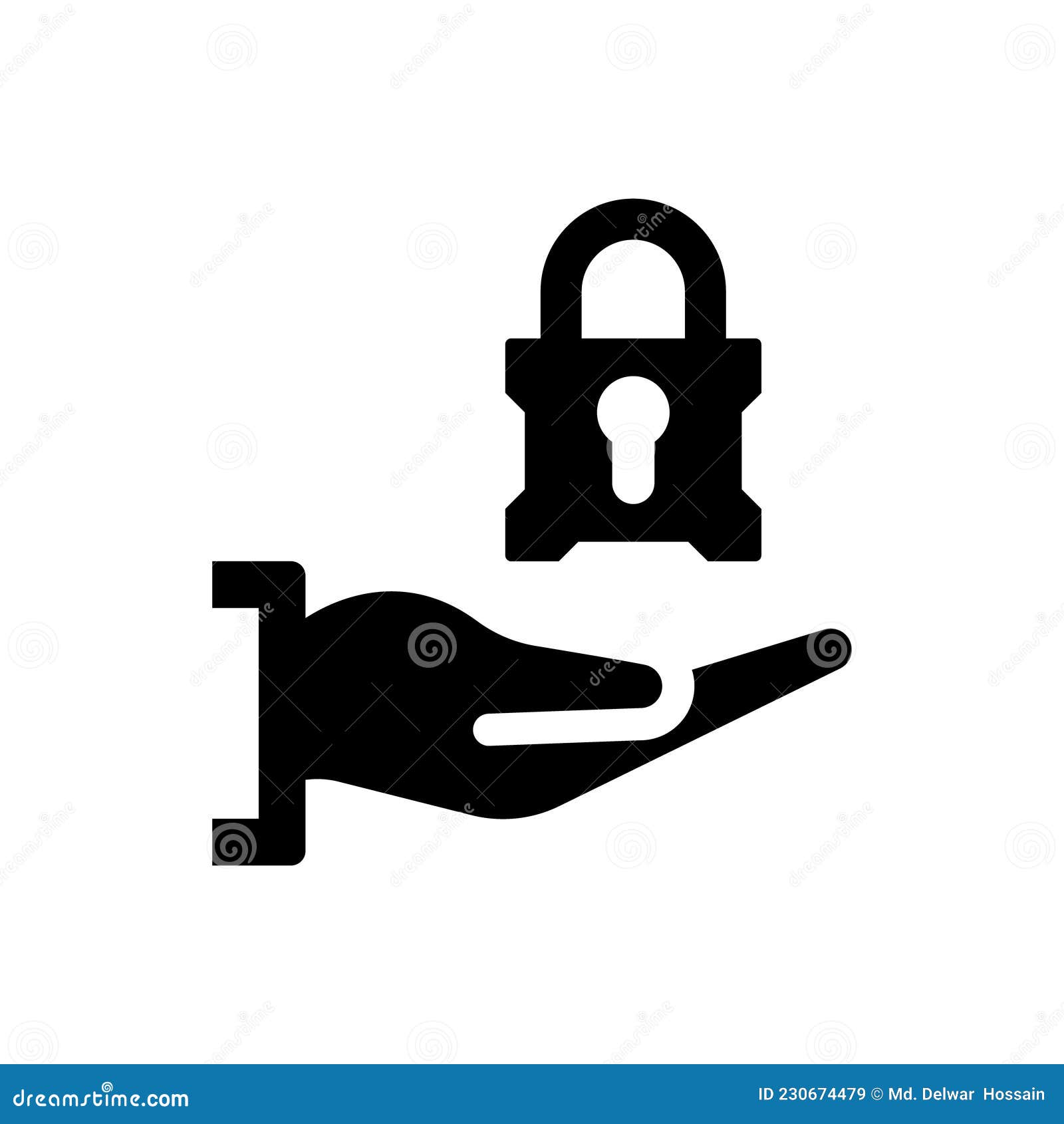 Privacy Icon Vector, Flat Cartoon Shield Checkmark With User Silhouette ...