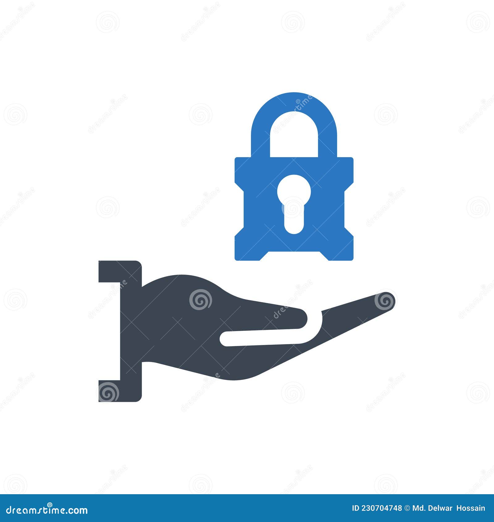 Privacy Icon Vector, Flat Cartoon Shield Checkmark With User Silhouette ...