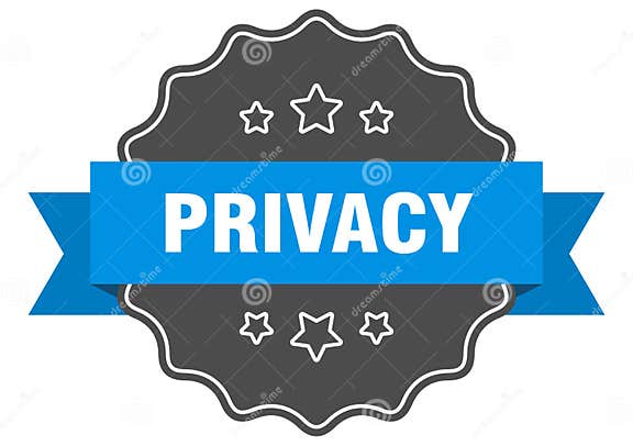 Privacy label stock vector. Illustration of sign, vector - 194927028