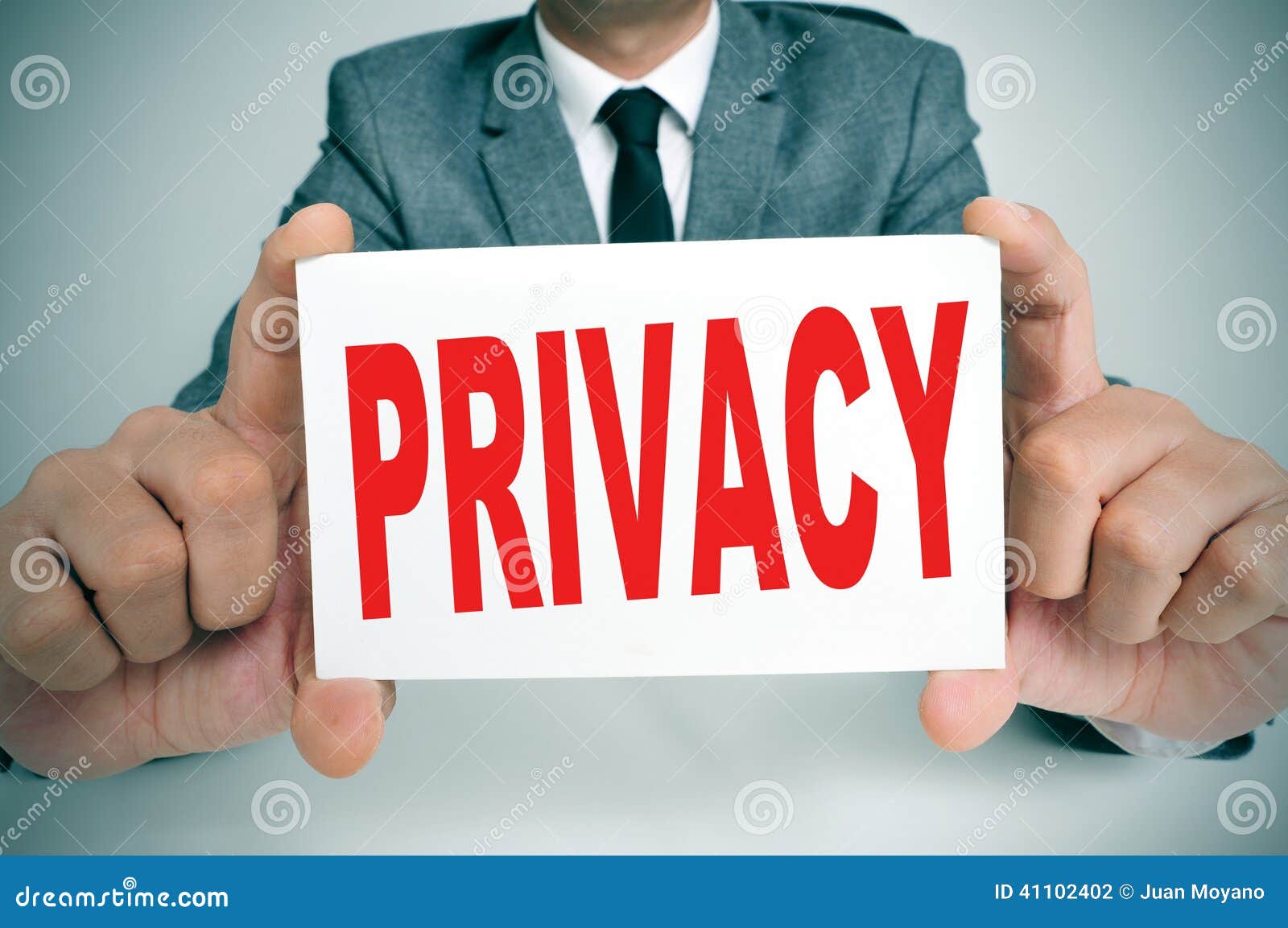Privacy stock photo. Image of data, agent, businessman - 41102402