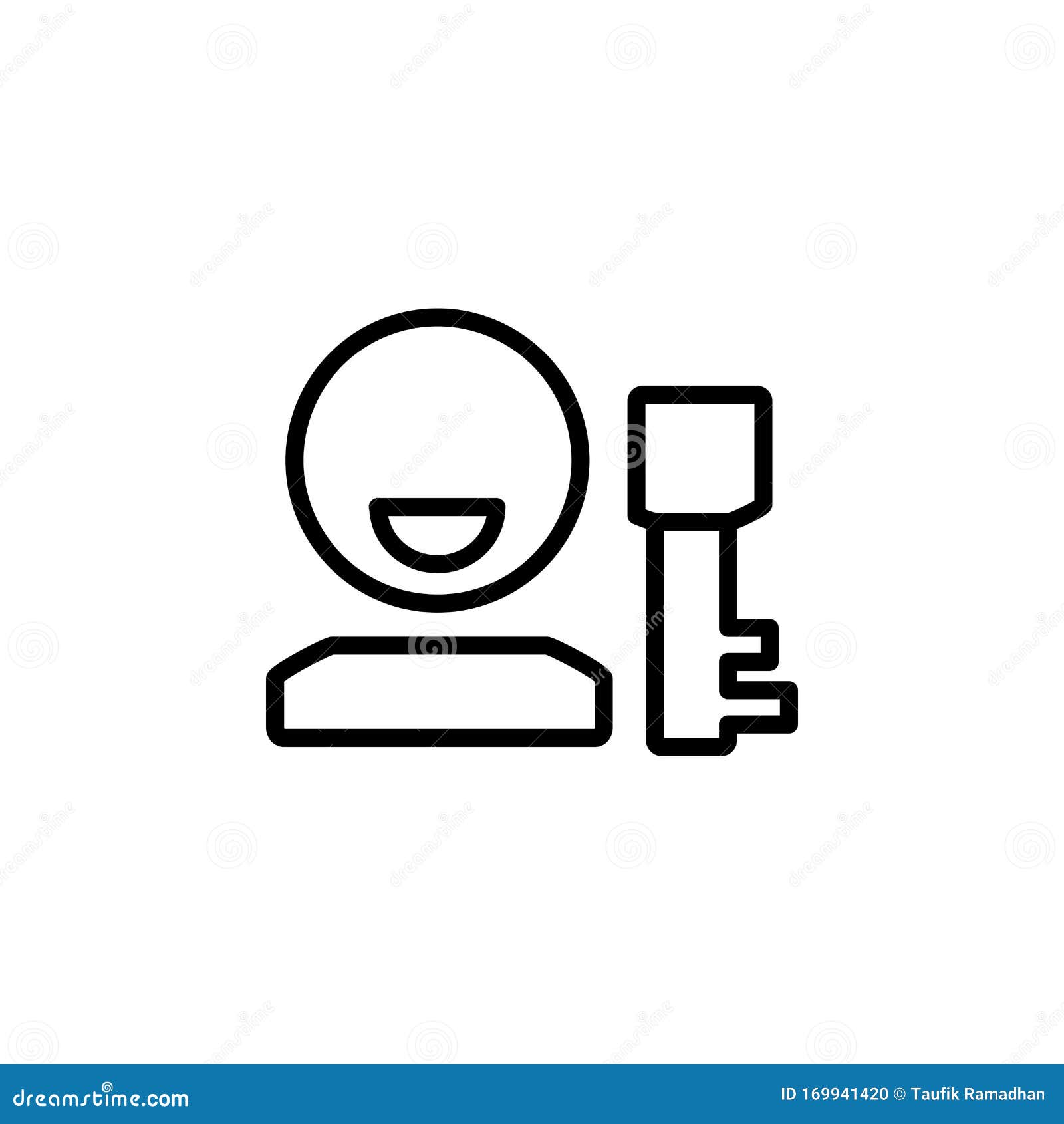Privacy Mode Icon Design Line Style. Perfect for Application, Web, Logo ...