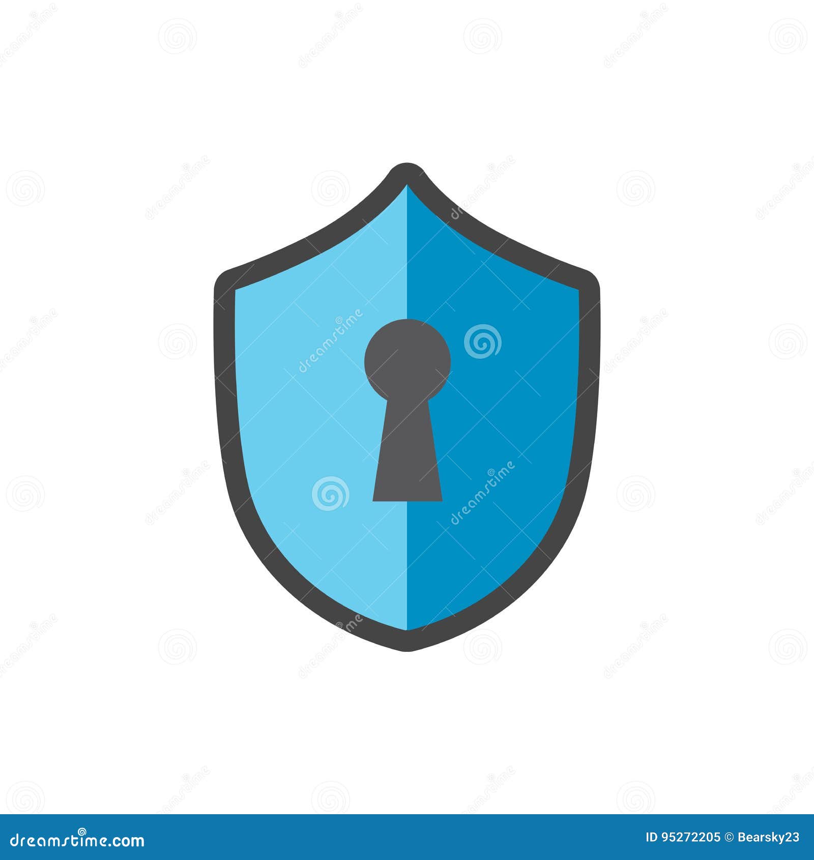 Privacy Mode Icon with Security Feature Stock Vector - Illustration of ...