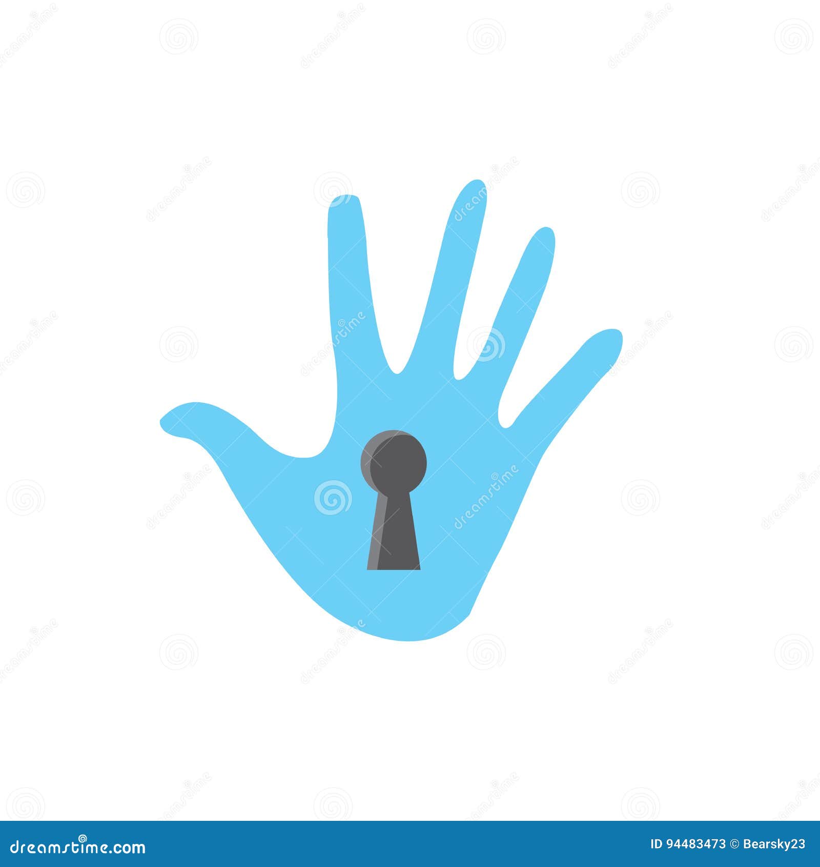 Privacy Mode Icon with Security Feature Stock Vector - Illustration of ...