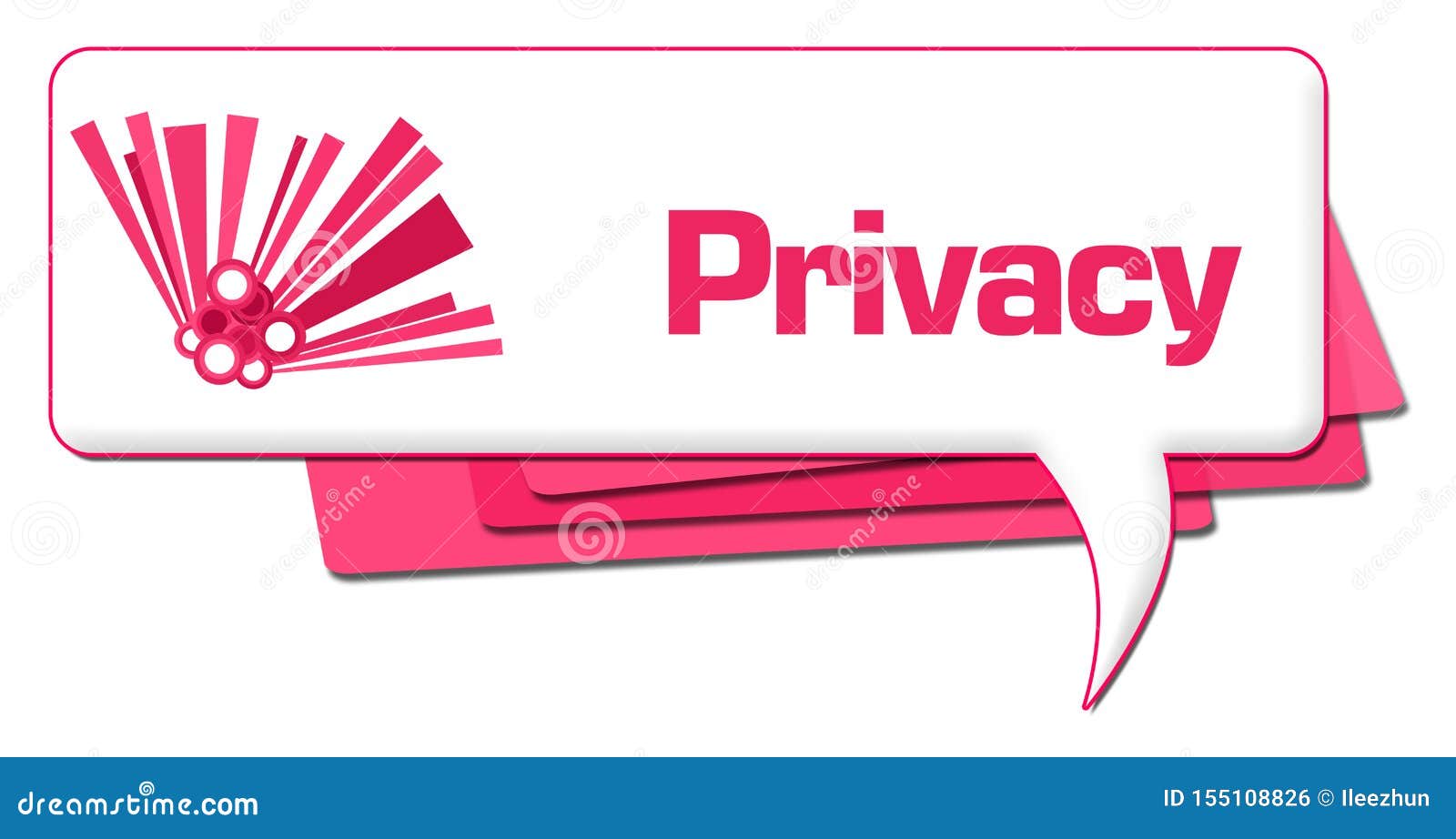 Privacy Pink Graphic Comment Symbol Stock Illustration - Illustration ...