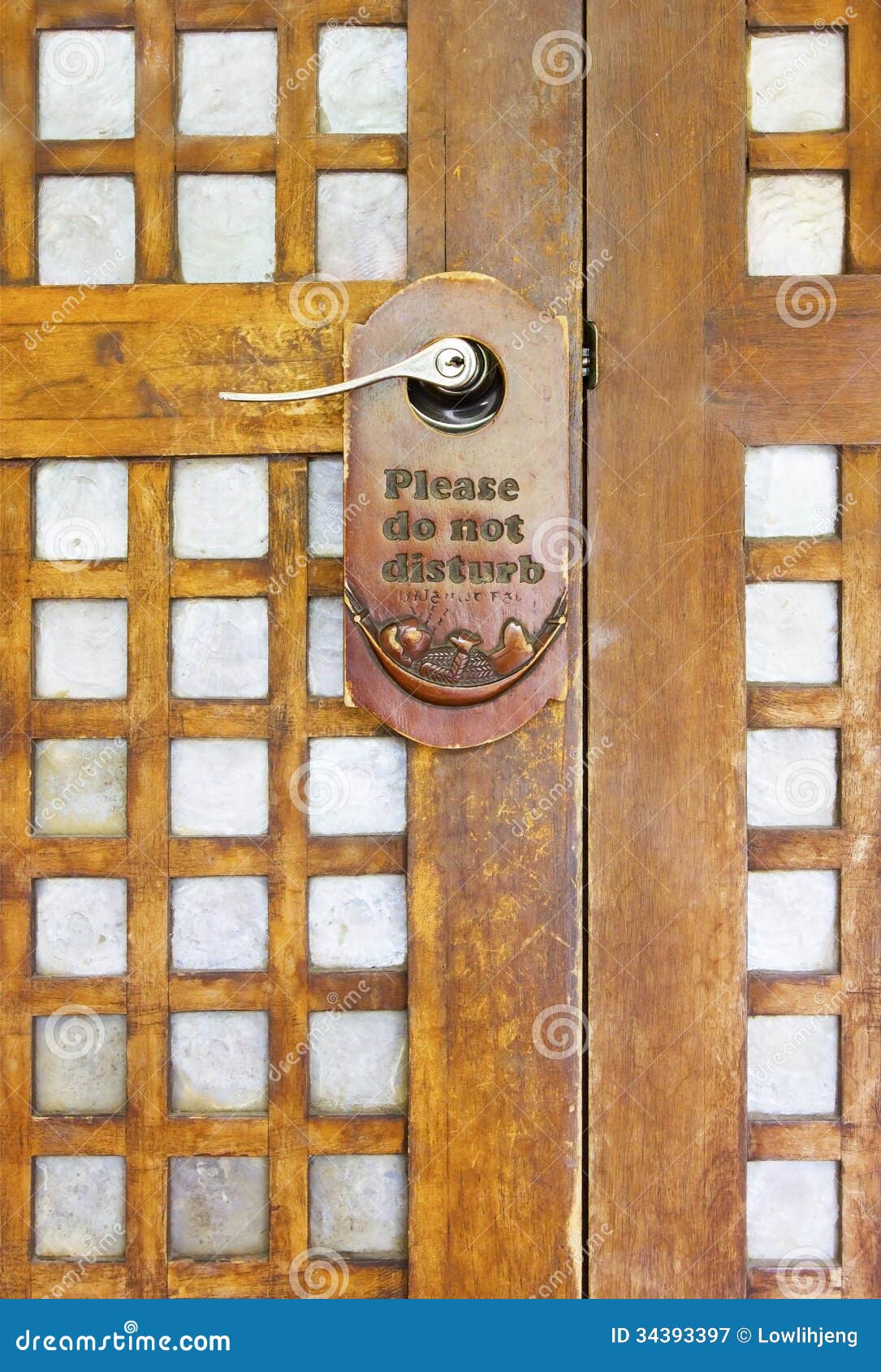 Privacy please stock image. Image of wooden, resort, silent - 34393397
