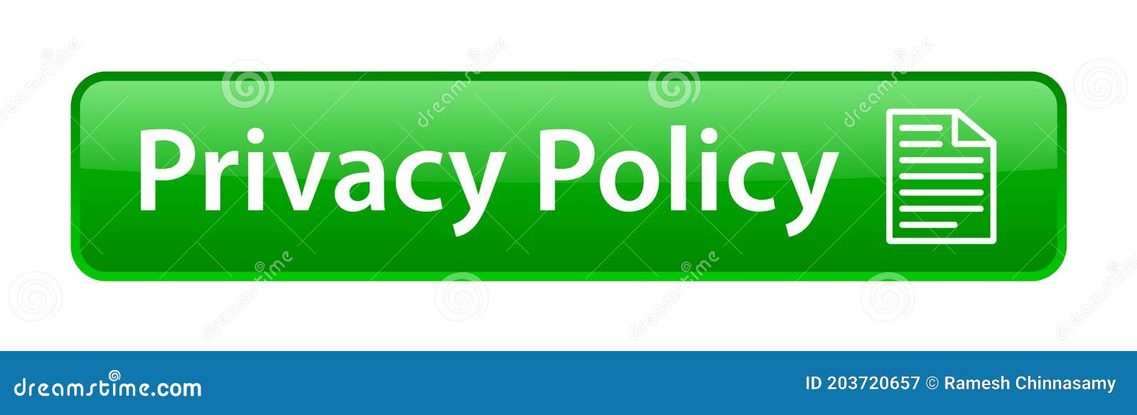 Privacy policy button stock vector. Illustration of identity - 203720657