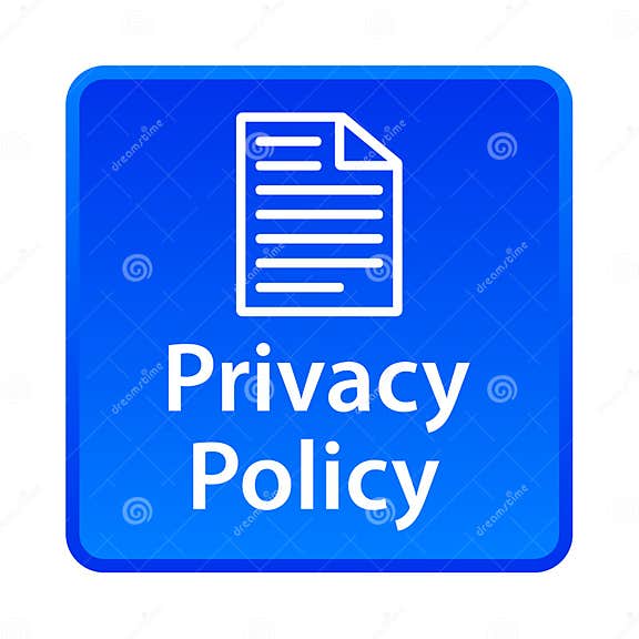 Privacy policy button stock vector. Illustration of buttons - 203721159