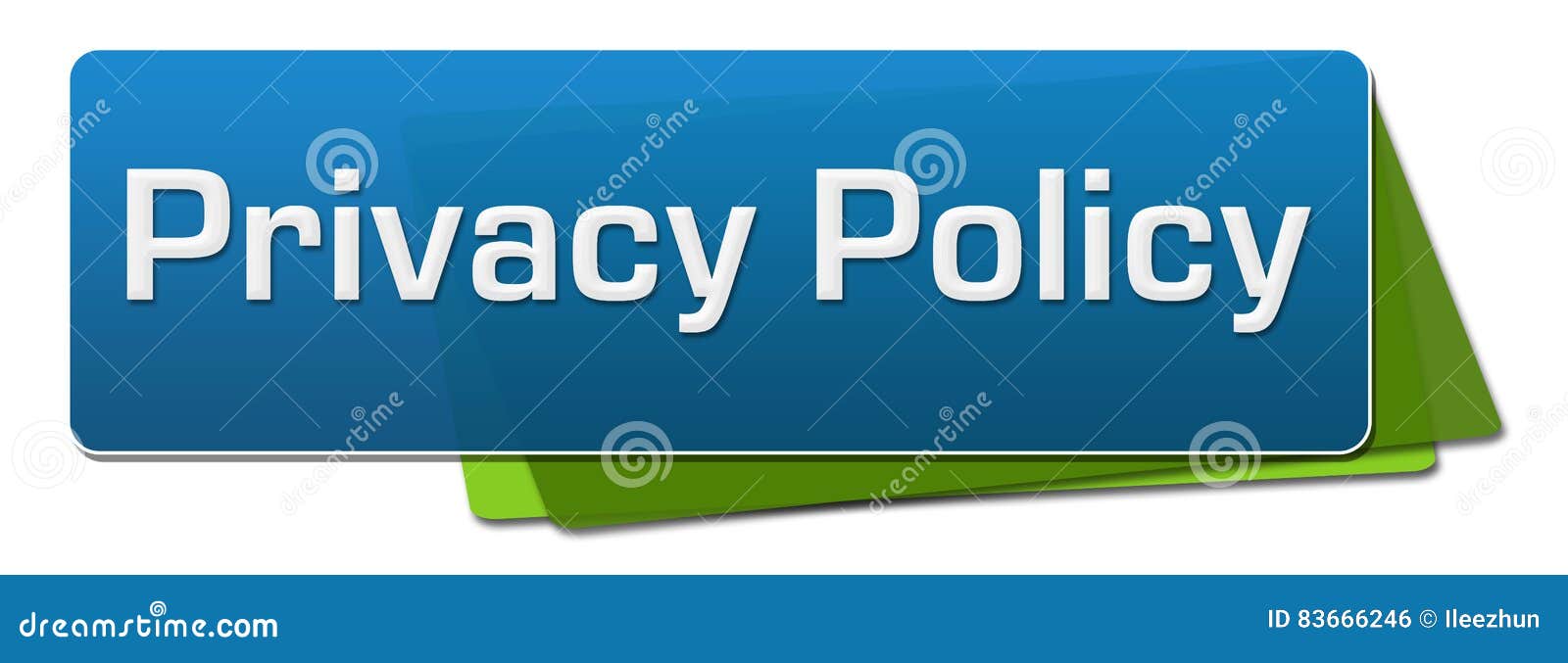 Privacy Policy Blue Green Horizontal Squares Stock Illustration ...