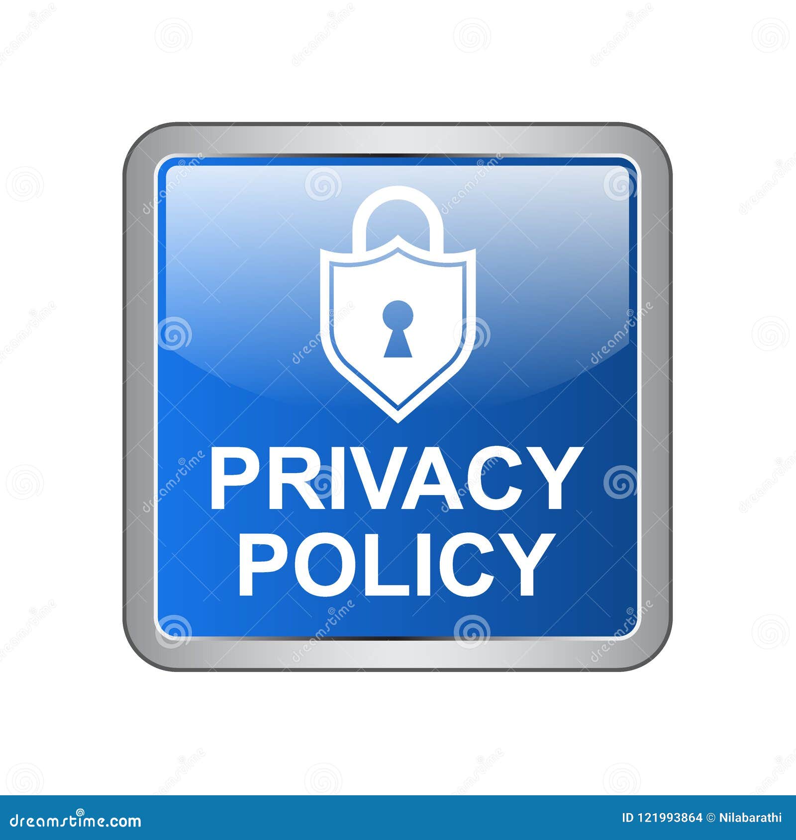 Privacy policy button stock illustration. Illustration of display ...