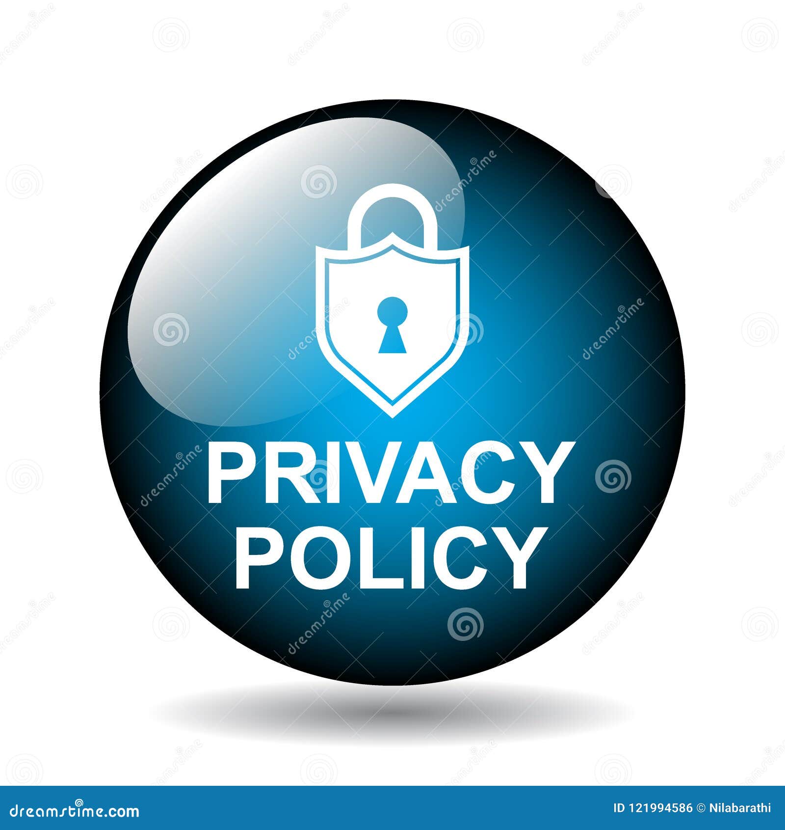 Privacy policy button stock illustration. Illustration of abstract ...